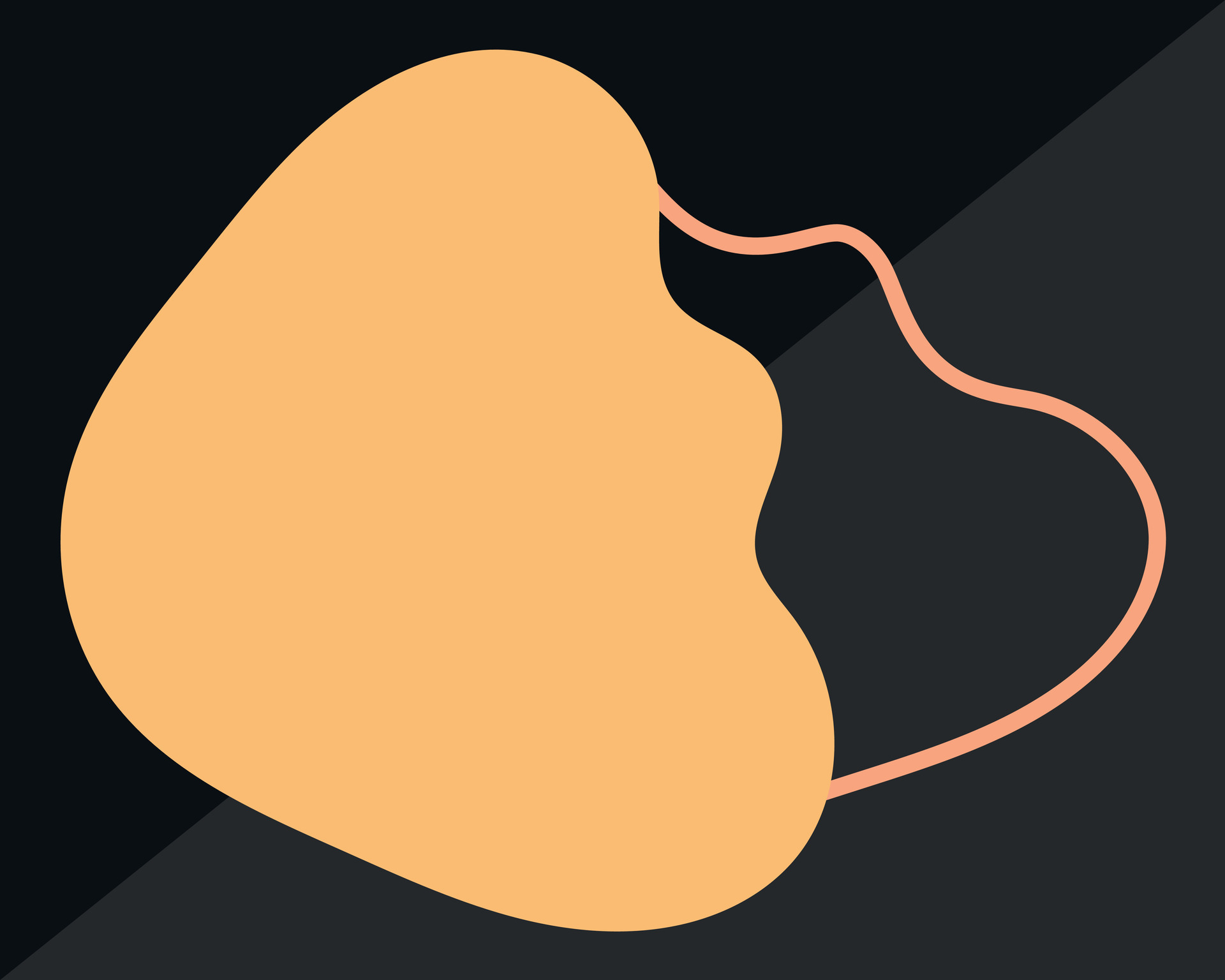 Blobs vector backgrounds with organic colorful shapes 32044431 Vector ...