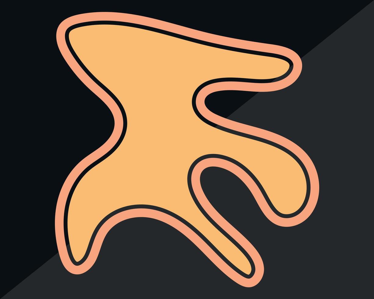 Blobs vector backgrounds with organic colorful shapes 32044442 Vector ...