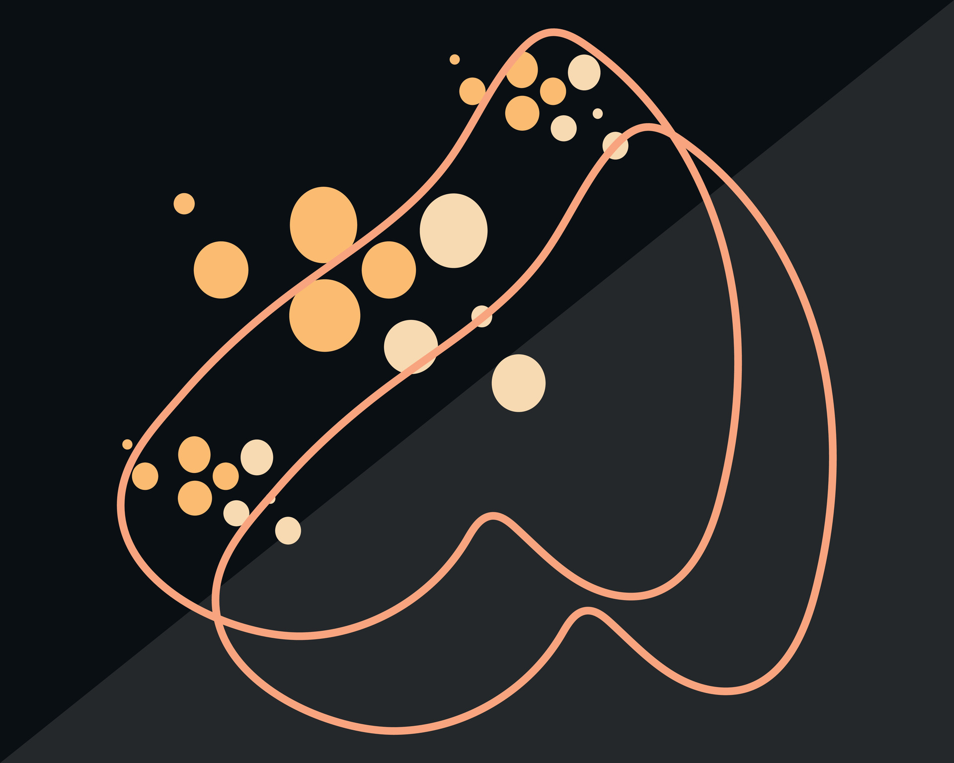 Blobs vector backgrounds with organic colorful shapes 32044447 Vector ...