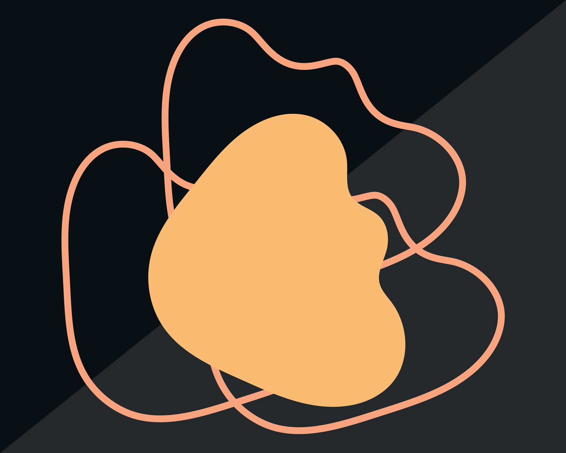 Blobs vector backgrounds with organic colorful shapes 32044448 Vector ...