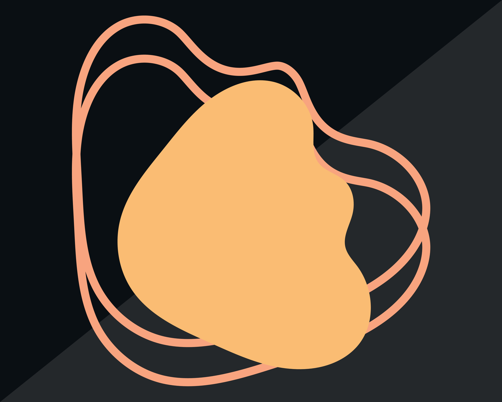 Blobs vector backgrounds with organic colorful shapes 32044469 Vector ...