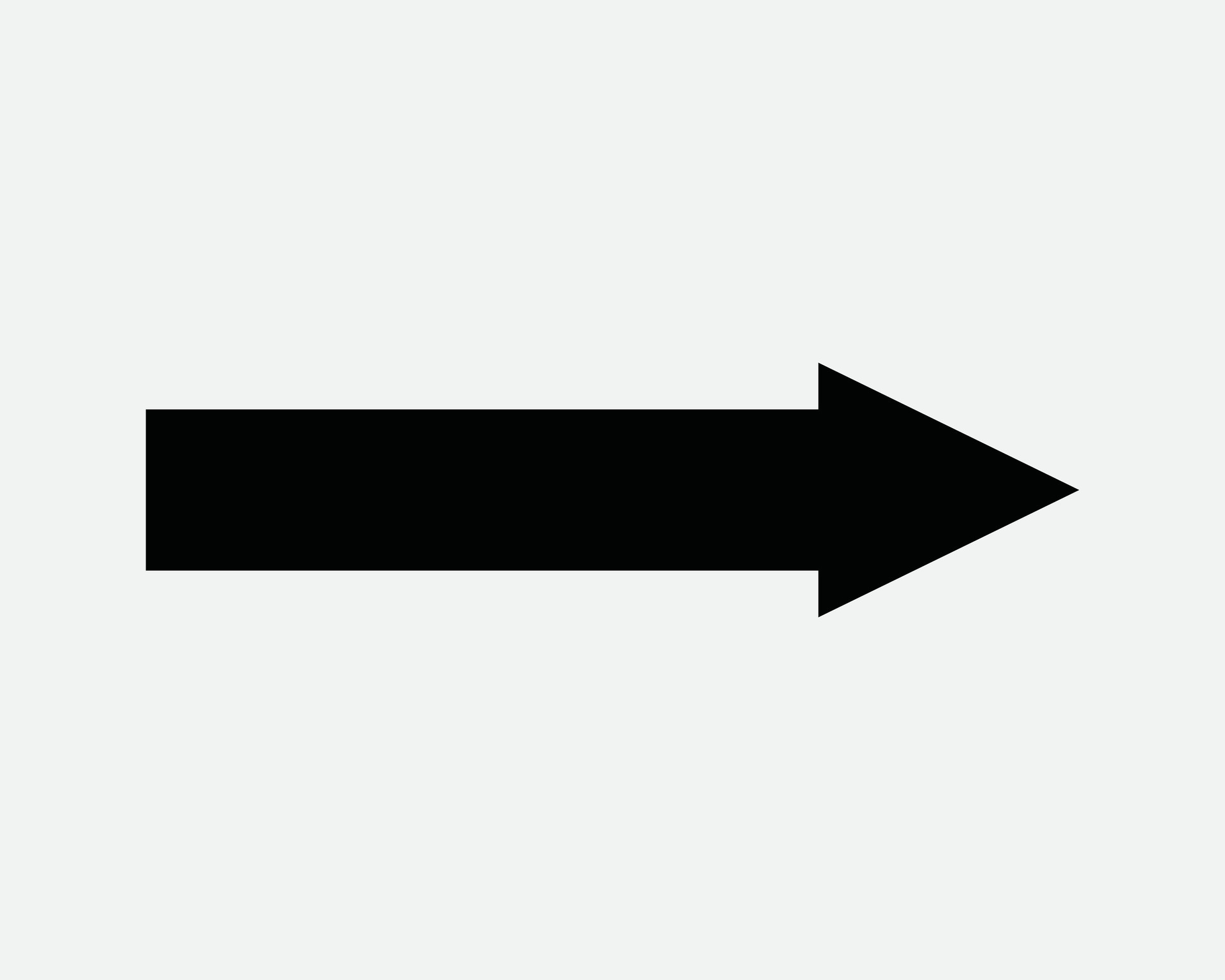Right Arrow Icon East Side Direction Position Navigation Path Pathway