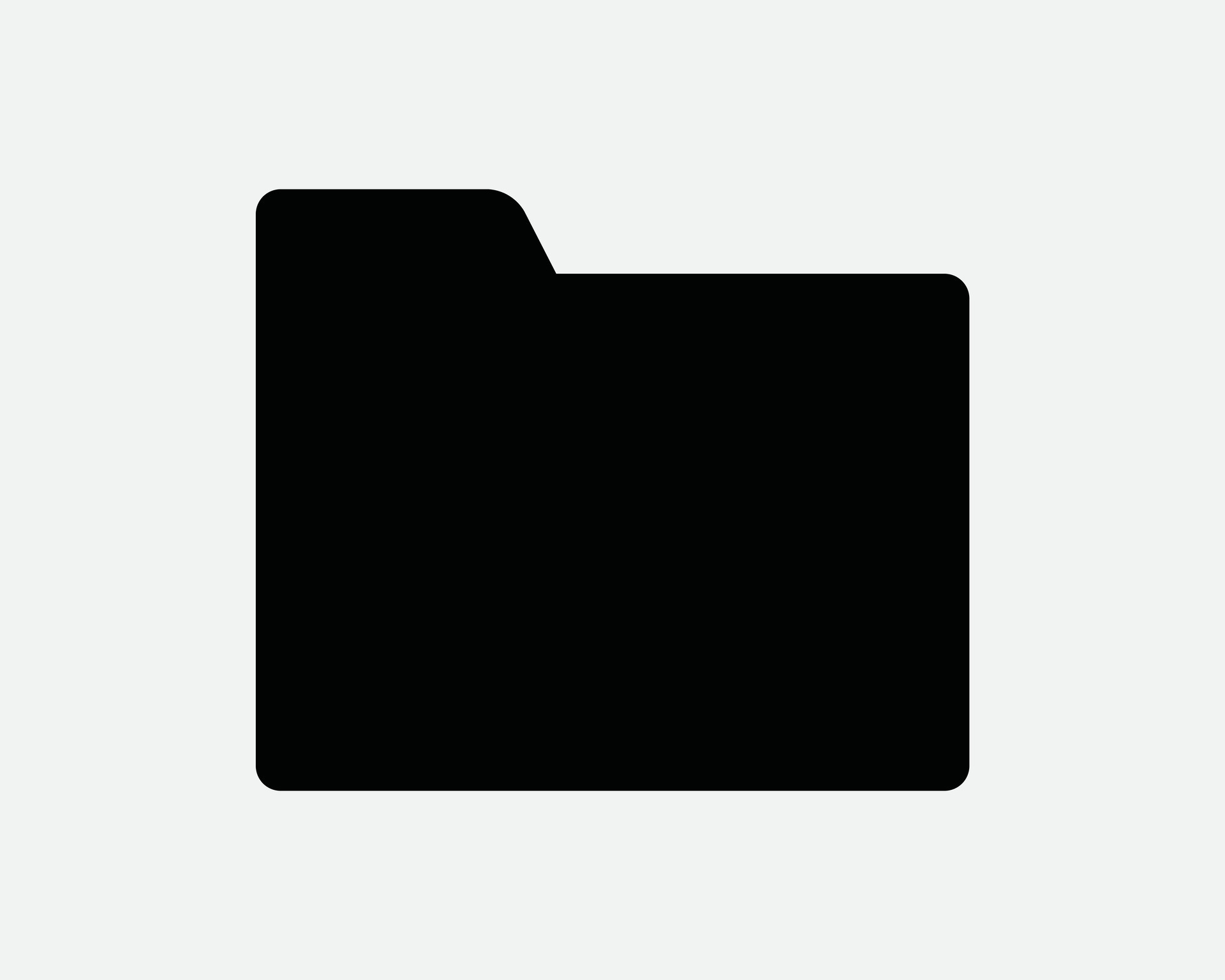 Folder Flat Icon Blank Portfolio Binder File Document Computer App Web