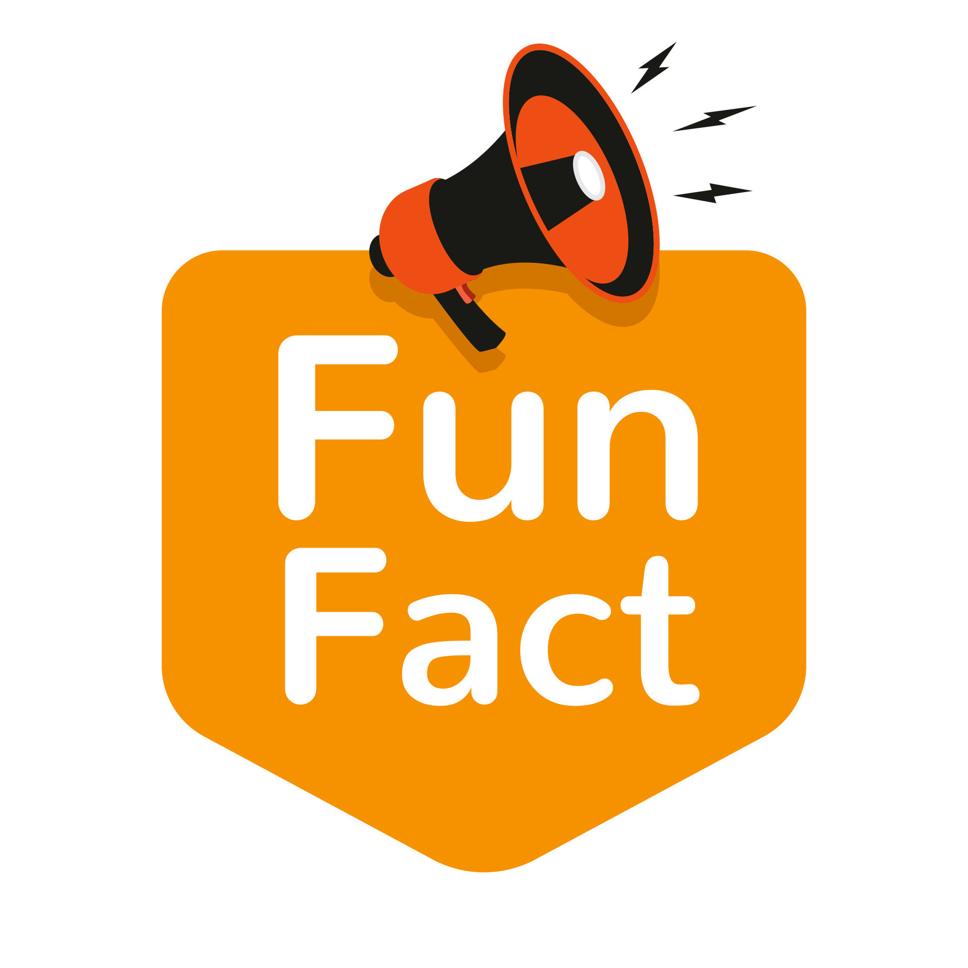 Fun fact banner with microphone isolated 32048319 Vector Art at Vecteezy