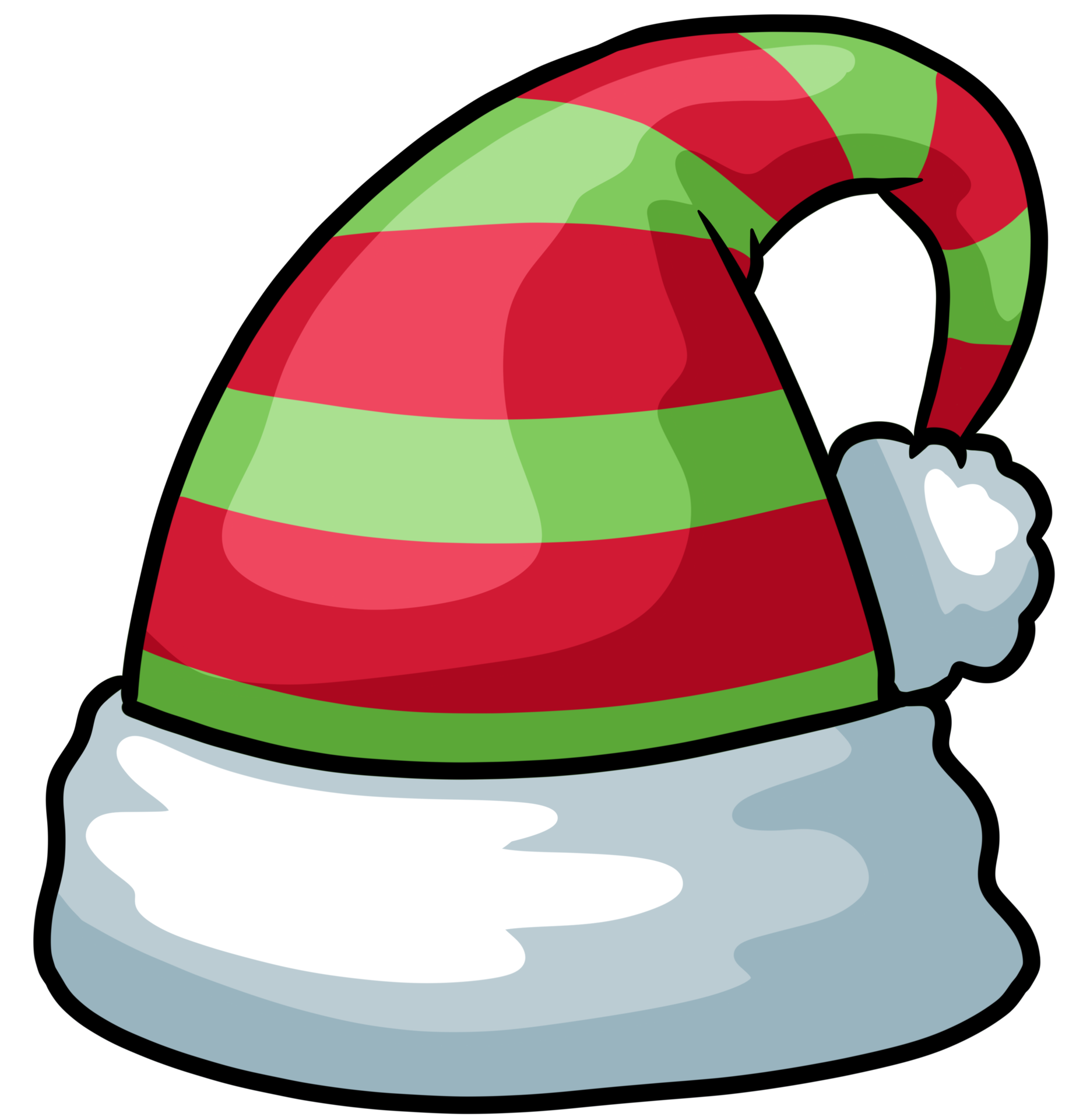 Christmas hats clip art cartoon illustration 32057087 PNG