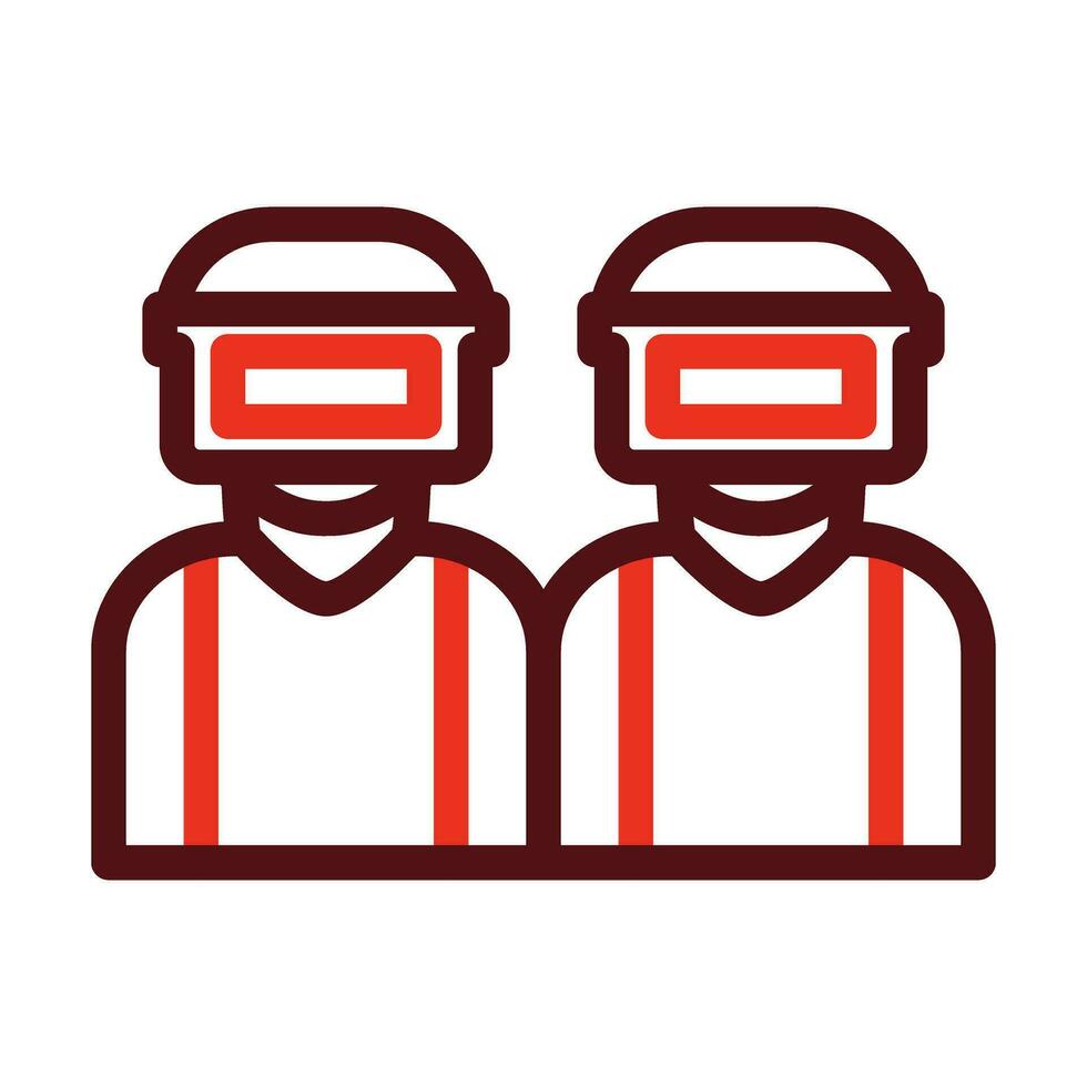 Duo Vector Thick Line Two Color Icons For Personal And Commercial Use ...