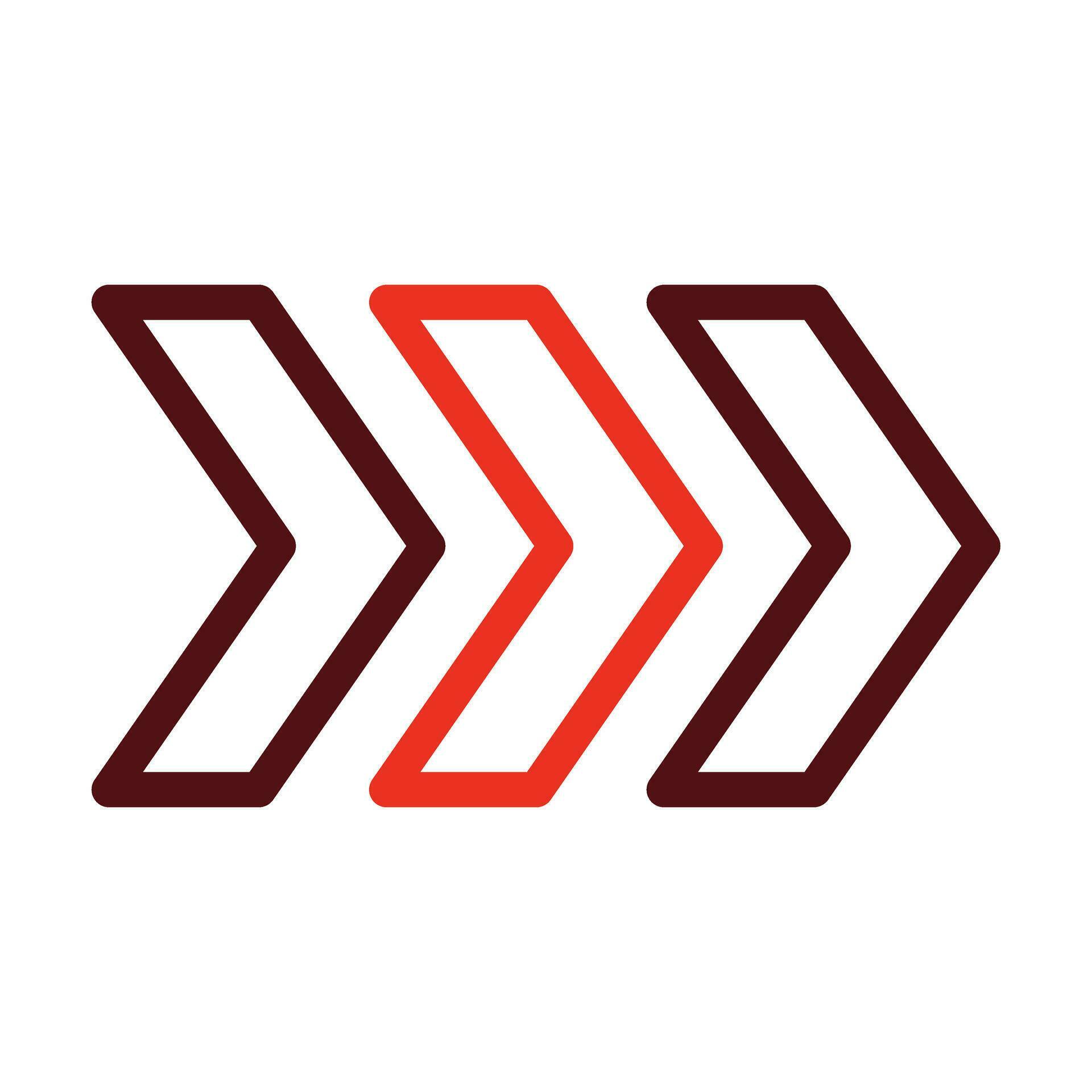 Breadcrumbs Vector Thick Line Two Color Icons For Personal And ...