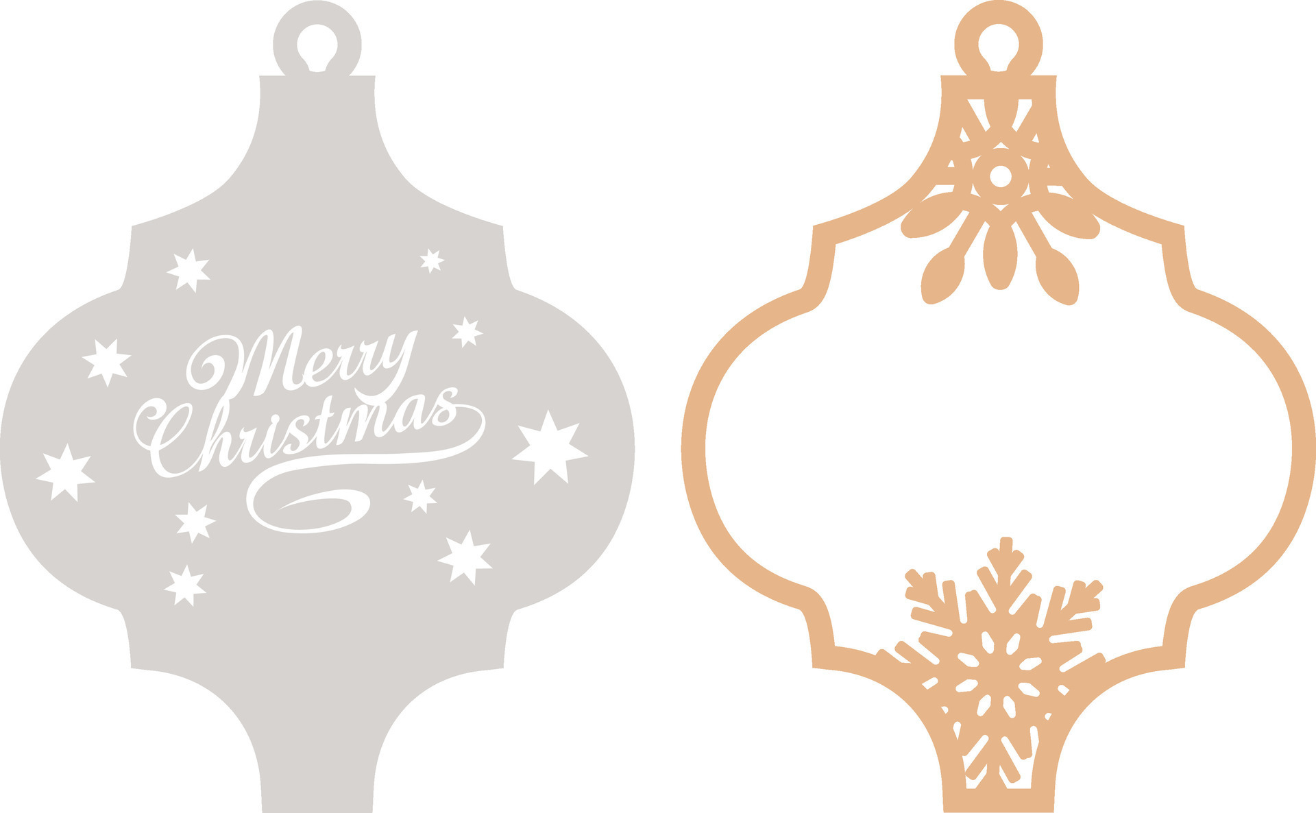 christmas ornaments multilayer decor 32065268 Vector Art at Vecteezy