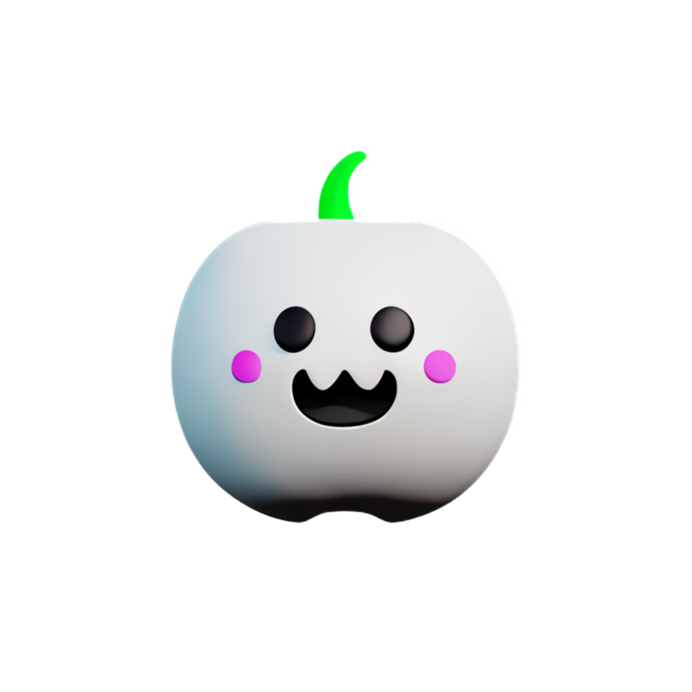 3d Cute Little Ghost Character Boos Halloween By Ai Generative 32067178 Png