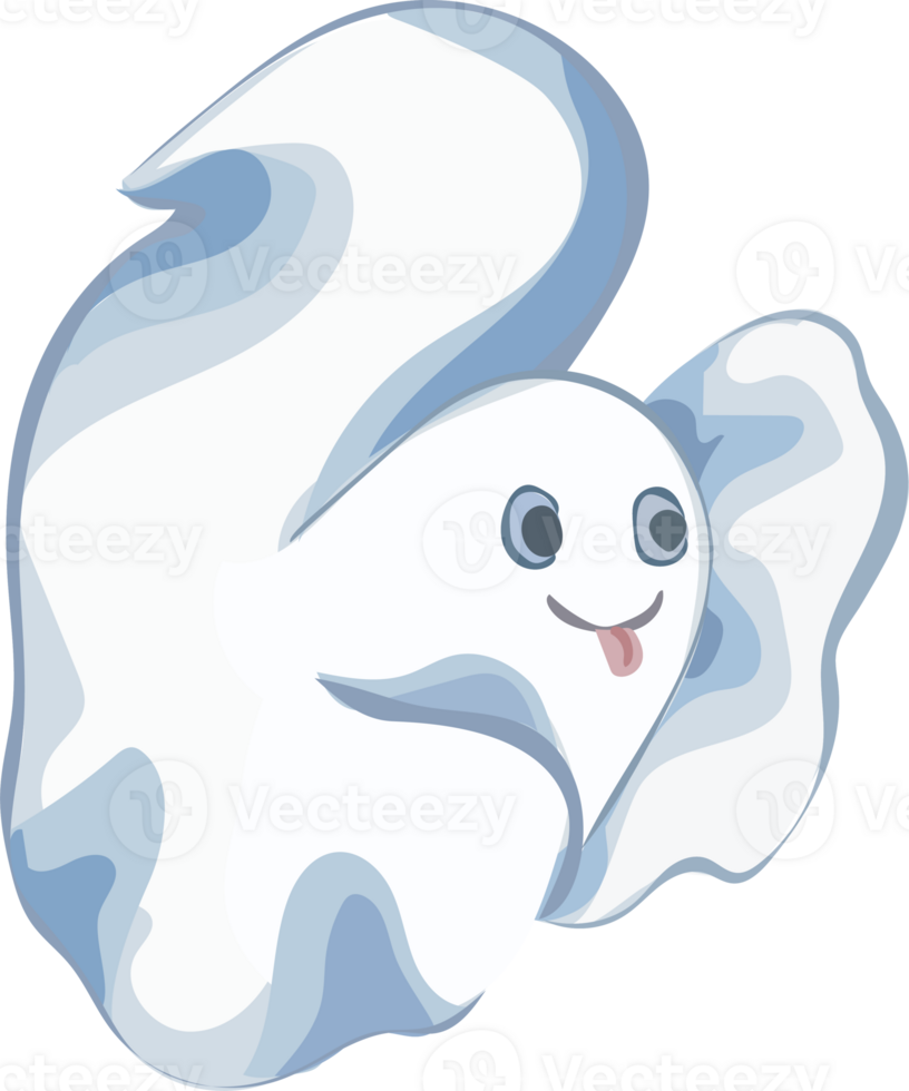 Halloween cute ghost on transparent background. 32067784 PNG