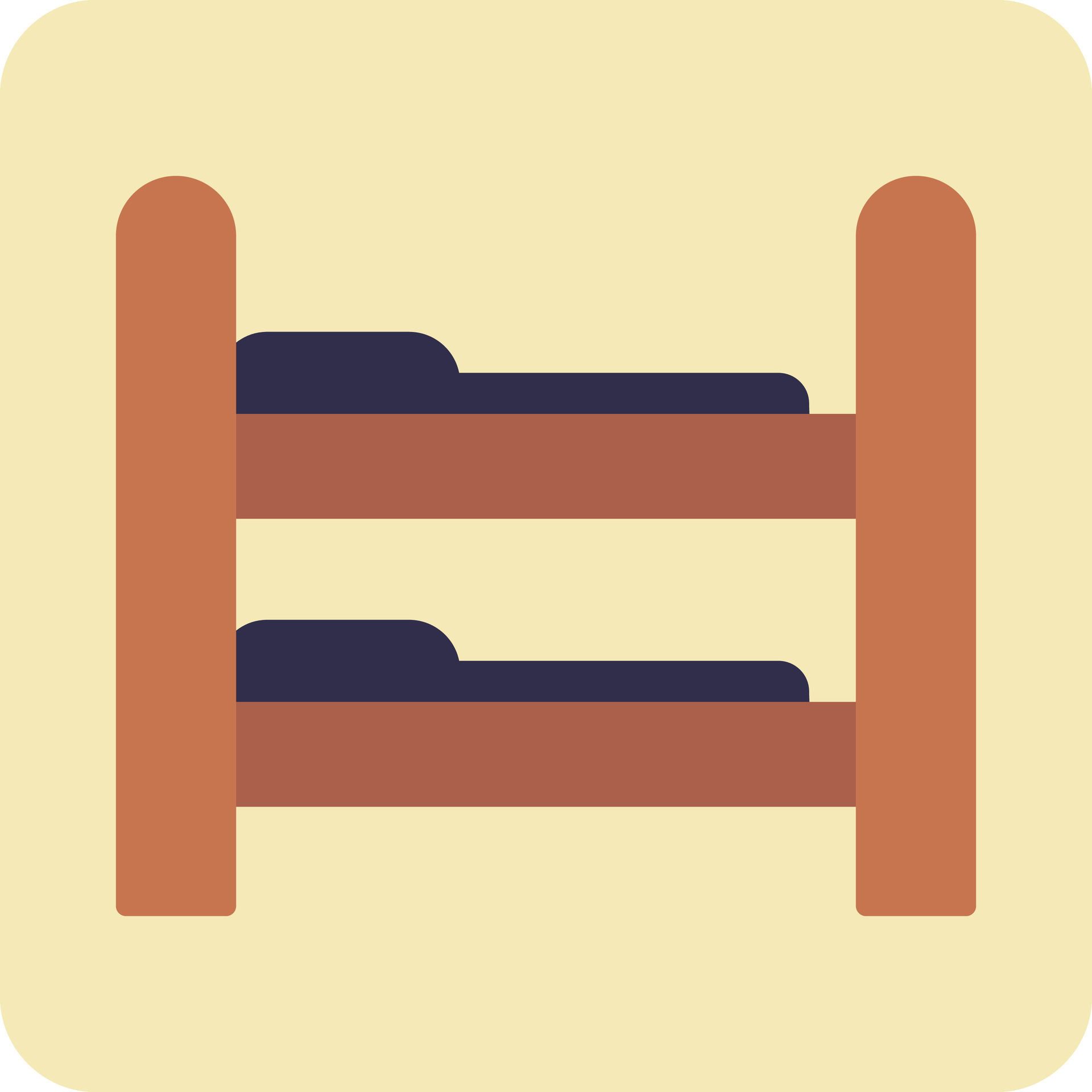 Bunk Bed Vector Icon 32070874 Vector Art At Vecteezy
