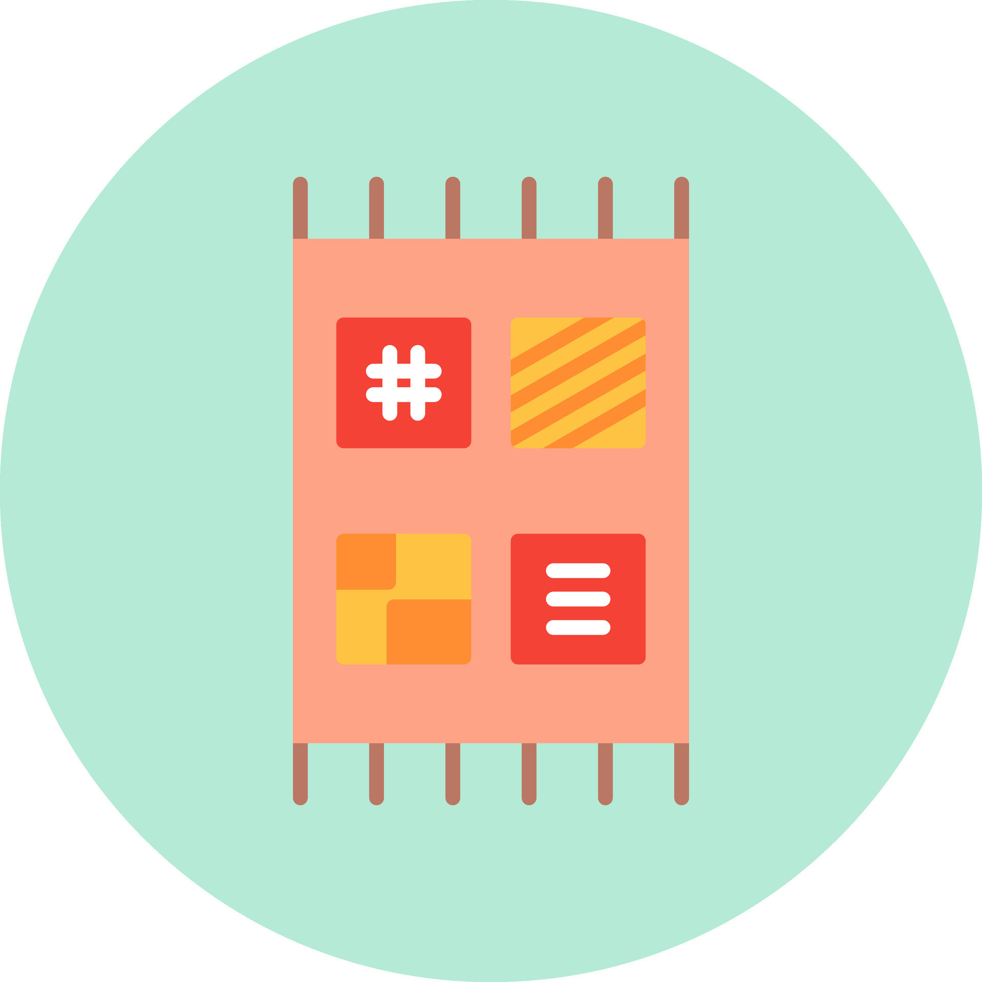 Patchwork Vector Icon 32077967 Vector Art at Vecteezy