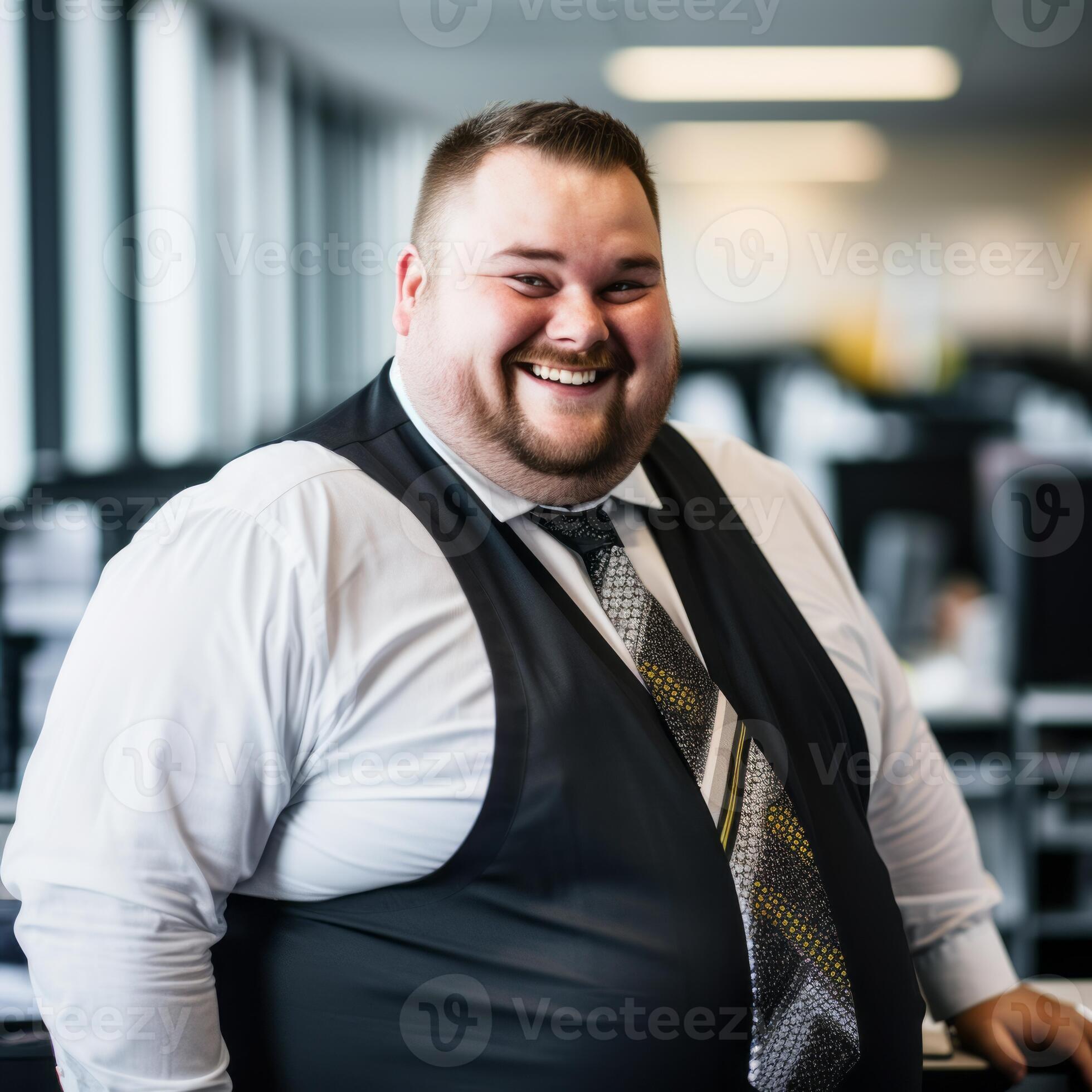 a man in a suit and tie standing in an office generative ai 32090928 Stock Photo at Vecteezy
