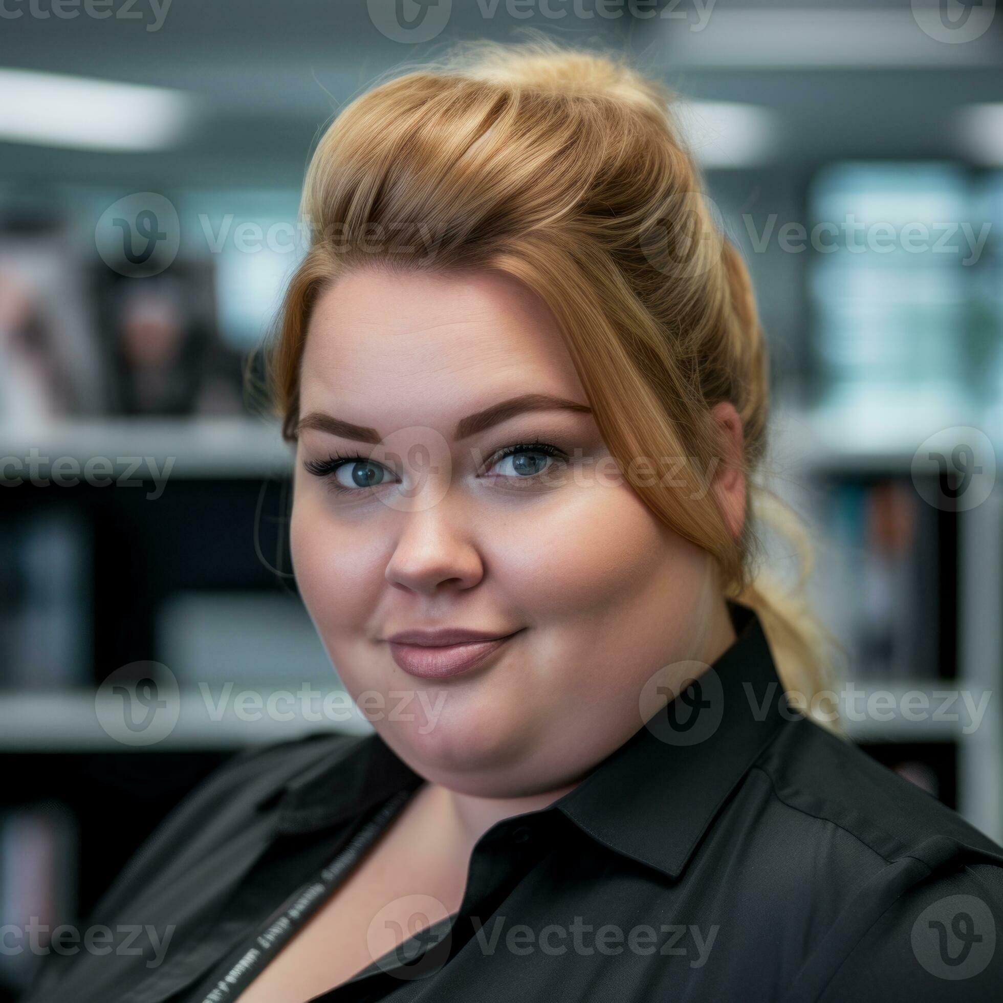 A Woman In A Black Shirt Posing For A Photo Generative Ai 32092642