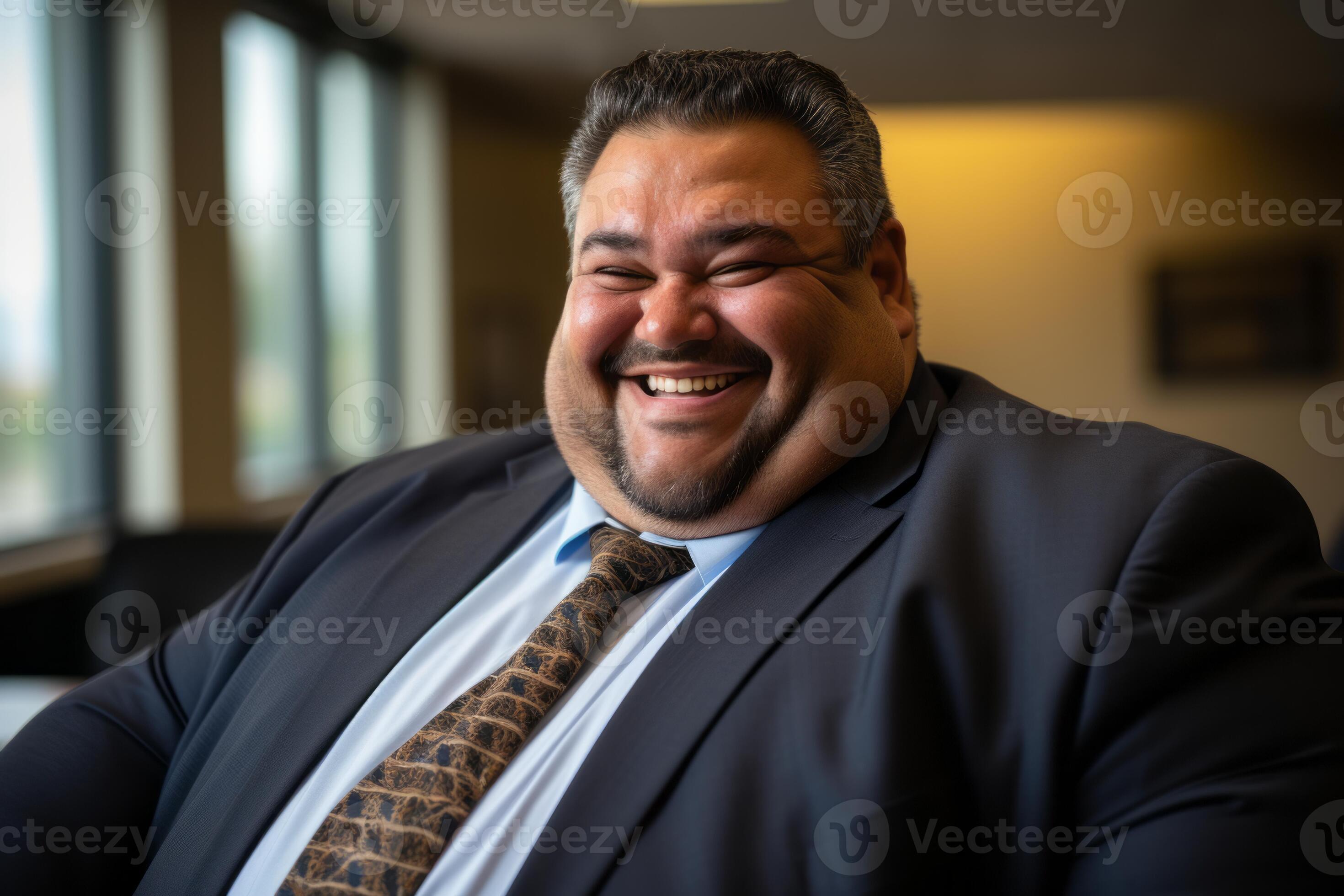 a smiling man in a suit and tie generative ai 32098738 Stock Photo at ...