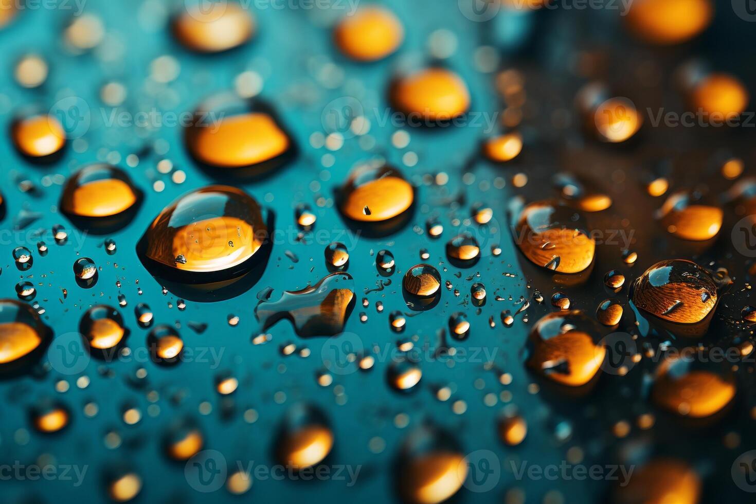 water droplets on the surface of a car generative ai 32114707 Stock ...