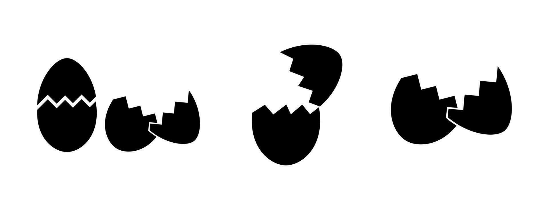 Broken egg Icon. Glyph Style Broken egg Fill Icon Vector Illustration ... Broken egg Icon. Glyph Style Broken egg Fill Icon Vector Illustration ...