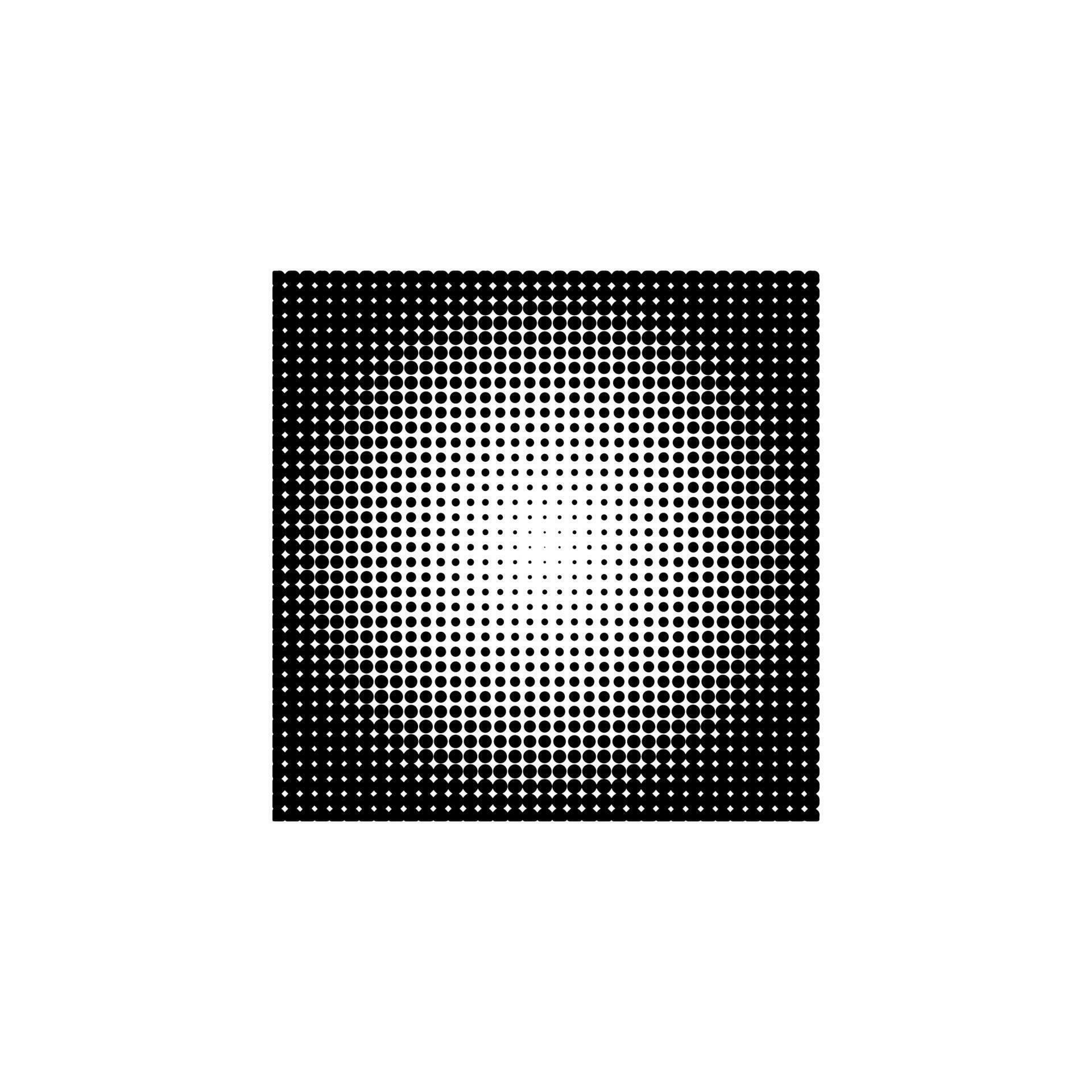 Geometric Halftone Effect Pattern Element Vector Template 32166146