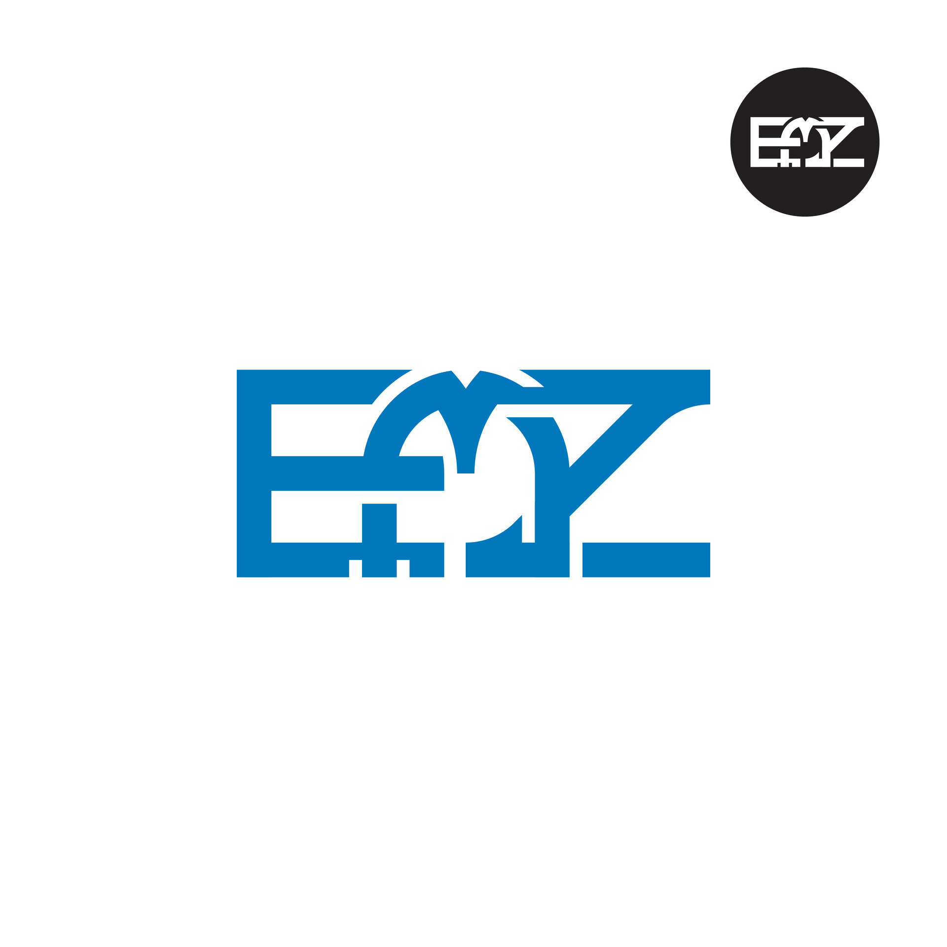 Letter EMZ Monogram Logo Design 32166705 Vector Art at Vecteezy