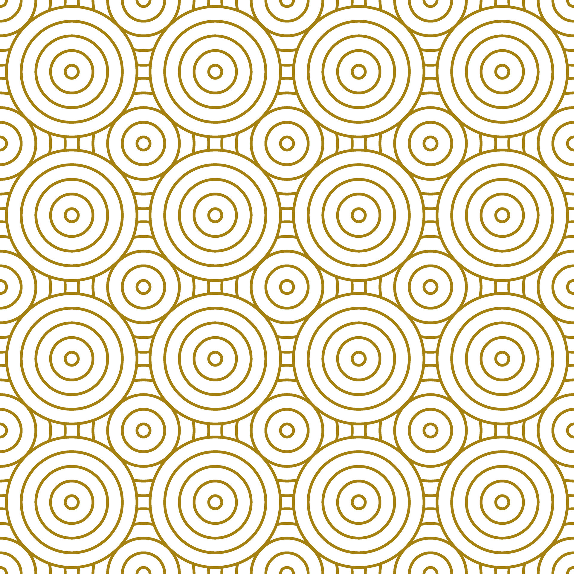 Seamless Pattern Line Circle. Abstract geometry background with gold ...