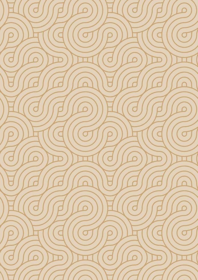 Abstract Circle Line Background Illustration Paper Size With Brown Gold Color 32167991 Vector