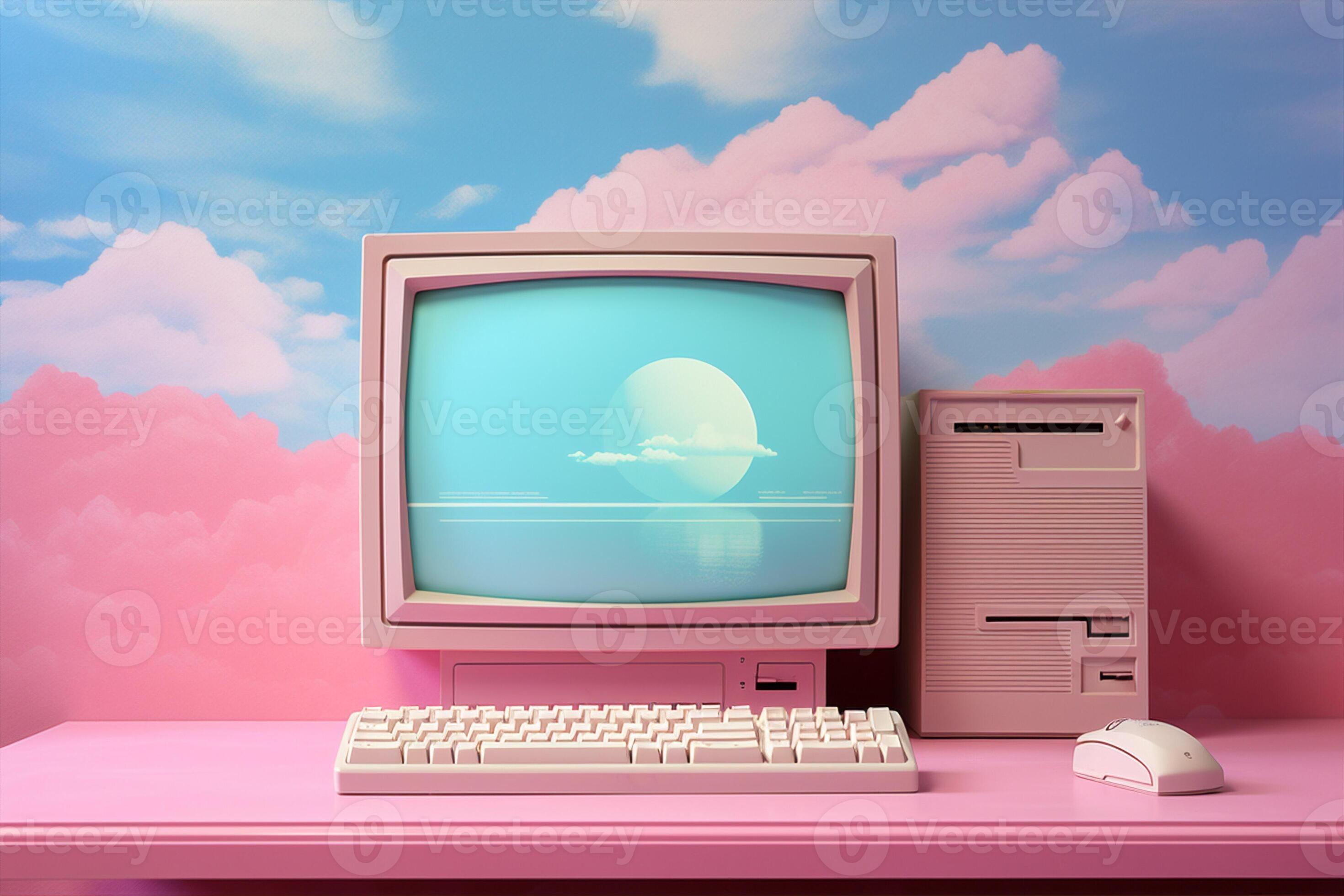 Pink digital technology computer 32170051 Stock Photo at Vecteezy