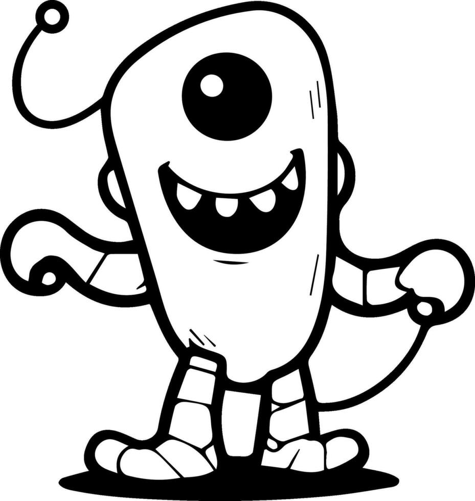 linda dibujos animados monstruo frankenstein describir, colorante libro ...