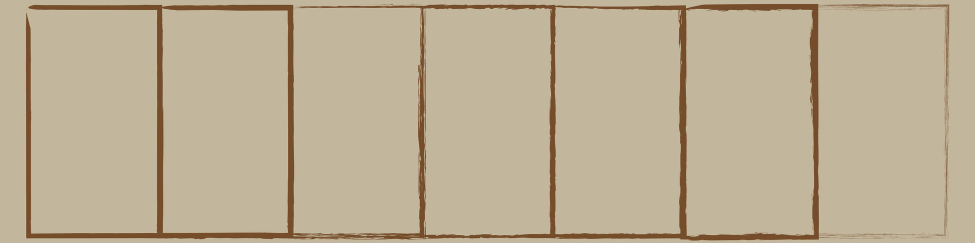 Grunge Square And Rectangle Frames Ink Empty Black Boxes Set Rectangle Borders Collections