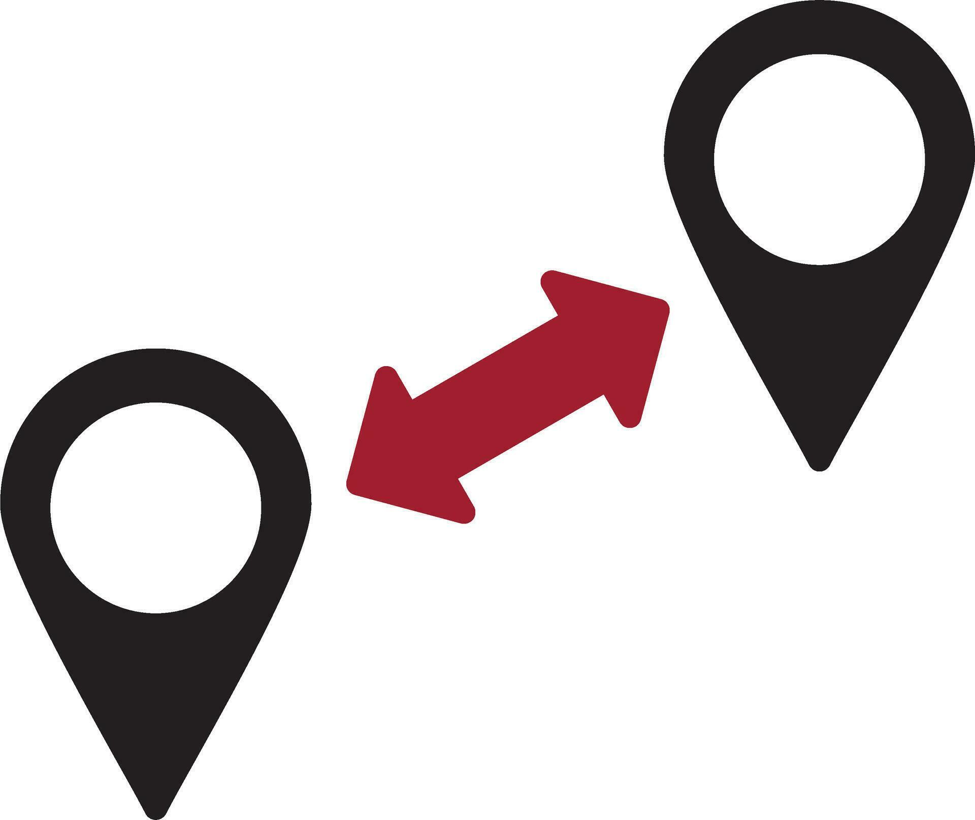 Distance Vector Icon 32179607 Vector Art at Vecteezy