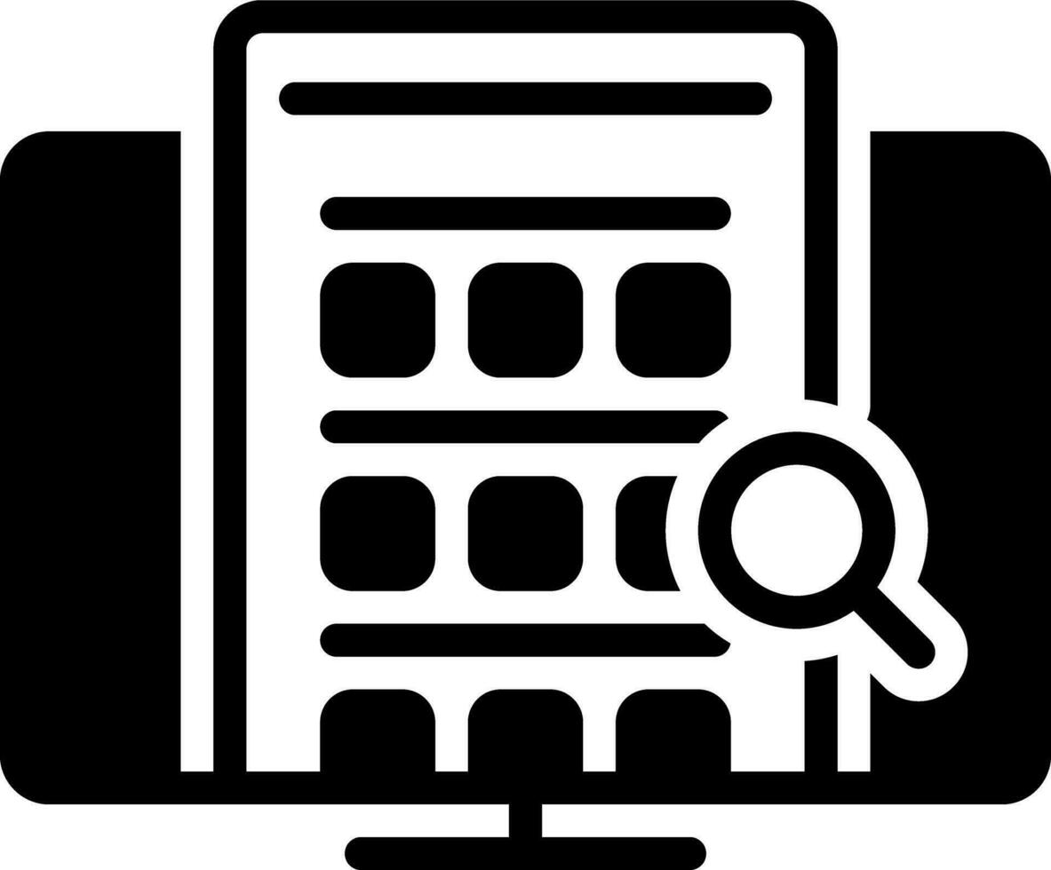 solid icon for examining 32180313 Vector Art at Vecteezy