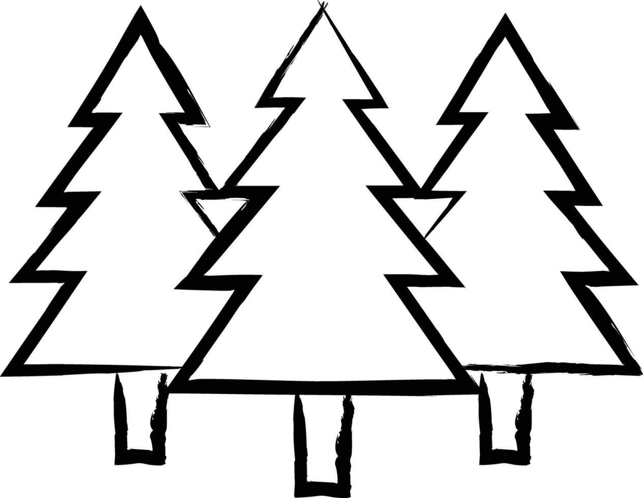 Page 2 | Pine Tree Line Drawing Vector Art, Icons, and Graphics for ...