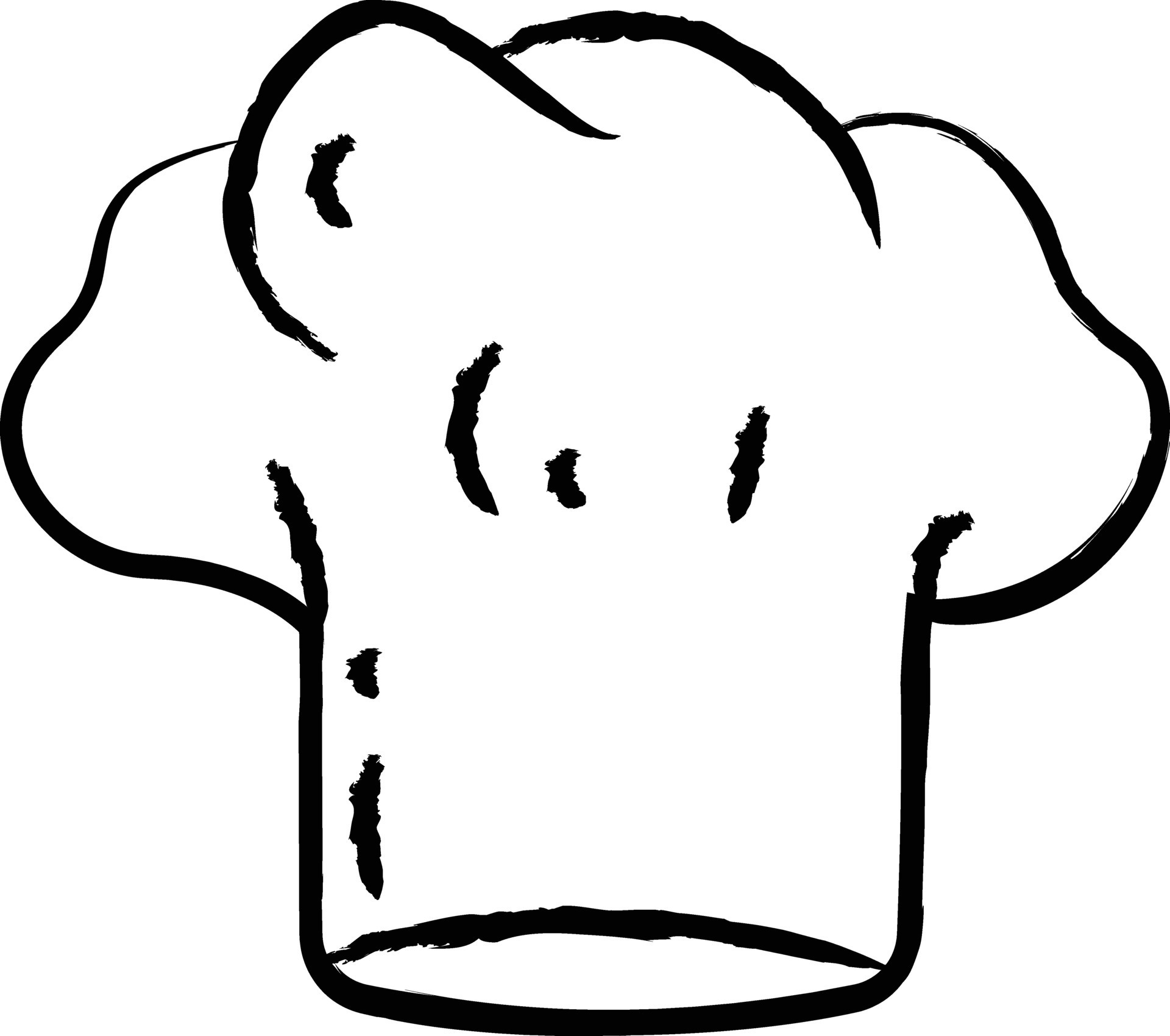 Chef cap hand drawn vector illustration 32182653 Vector Art at Vecteezy