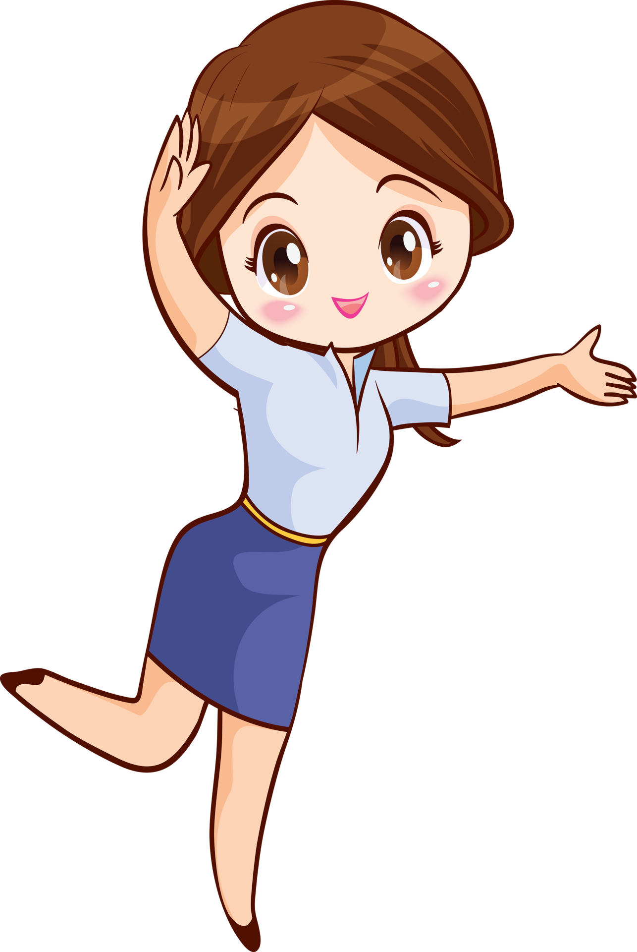 Smiling beautiful woman character in cute actions 32187838 PNG Smiling beautiful woman character in cute actions 32187838 PNG