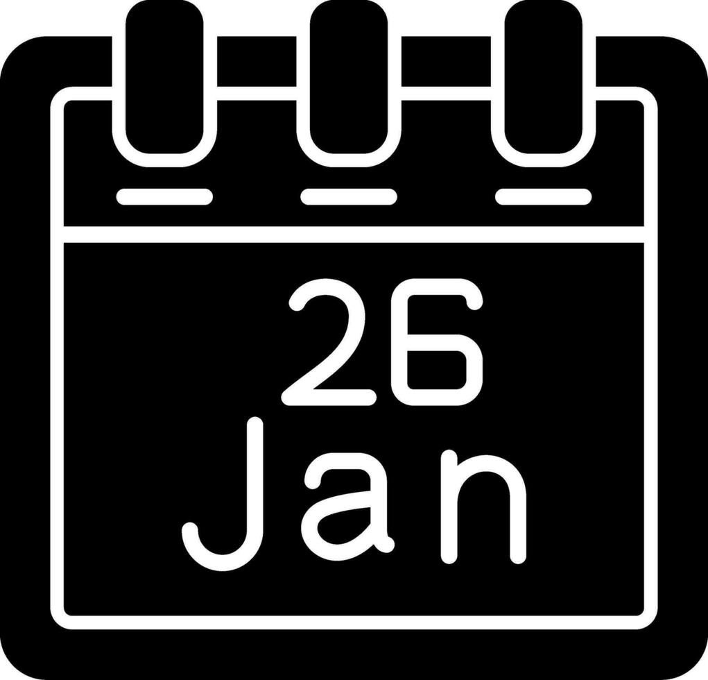 January 26 Vector Icon 32188340 Vector Art at Vecteezy