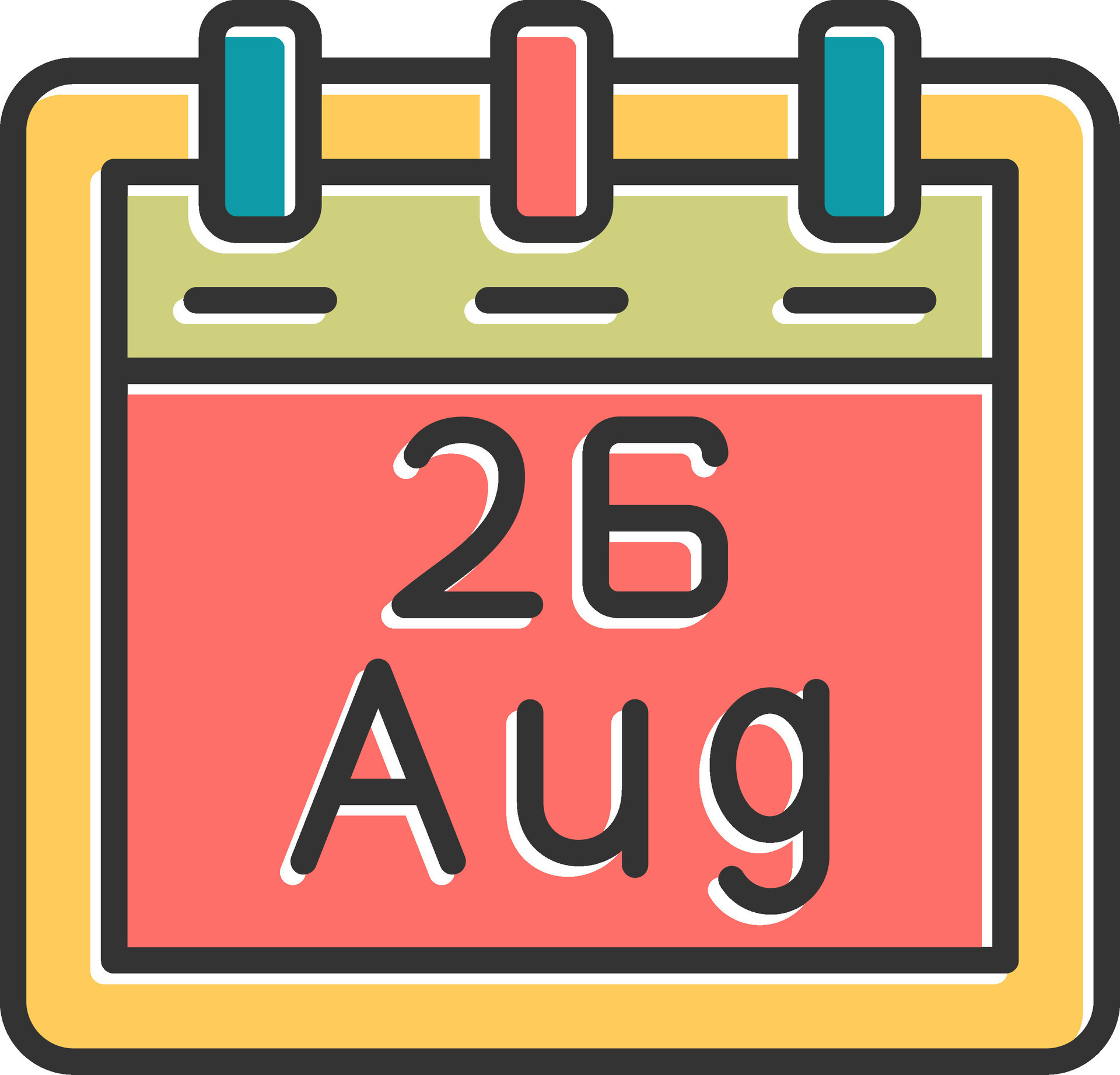 August 26 Vector Icon 32203153 Vector Art at Vecteezy