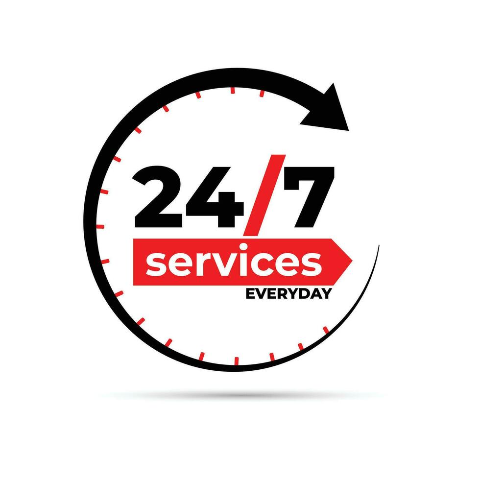 vector 24 hour everyday service design 32204216 Vector Art at Vecteezy vector 24 hour everyday service design 32204216 Vector Art at Vecteezy