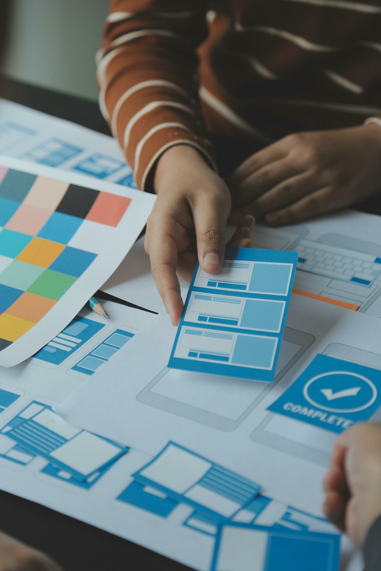 UX UI and Programming development technology. 32210206 Stock Photo at ...