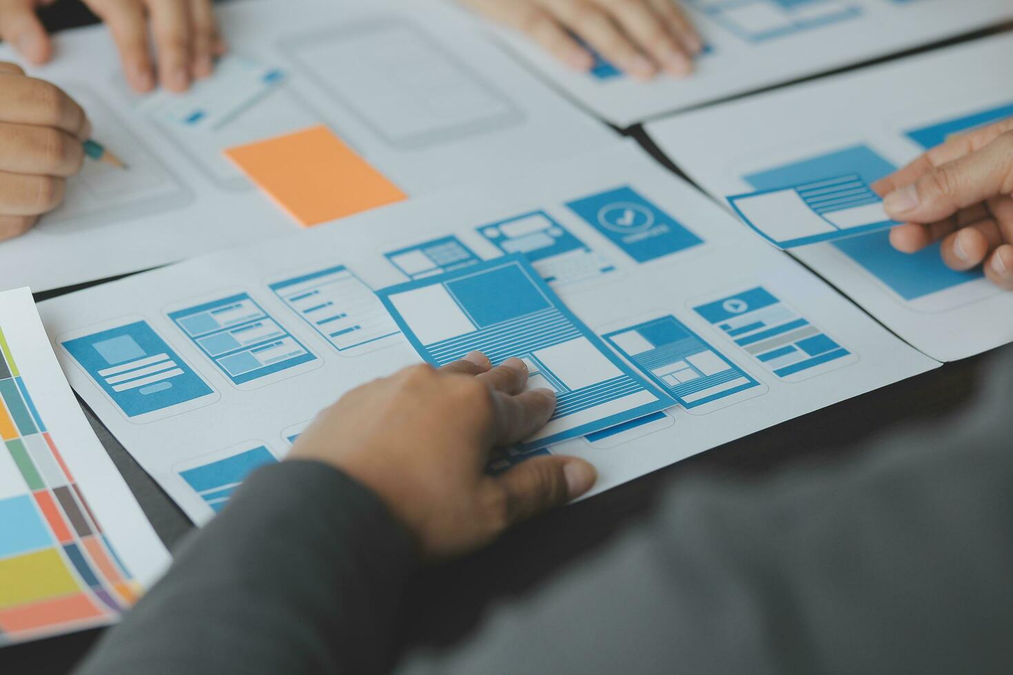 UX UI and Programming development technology. 32210228 Stock Photo at ...