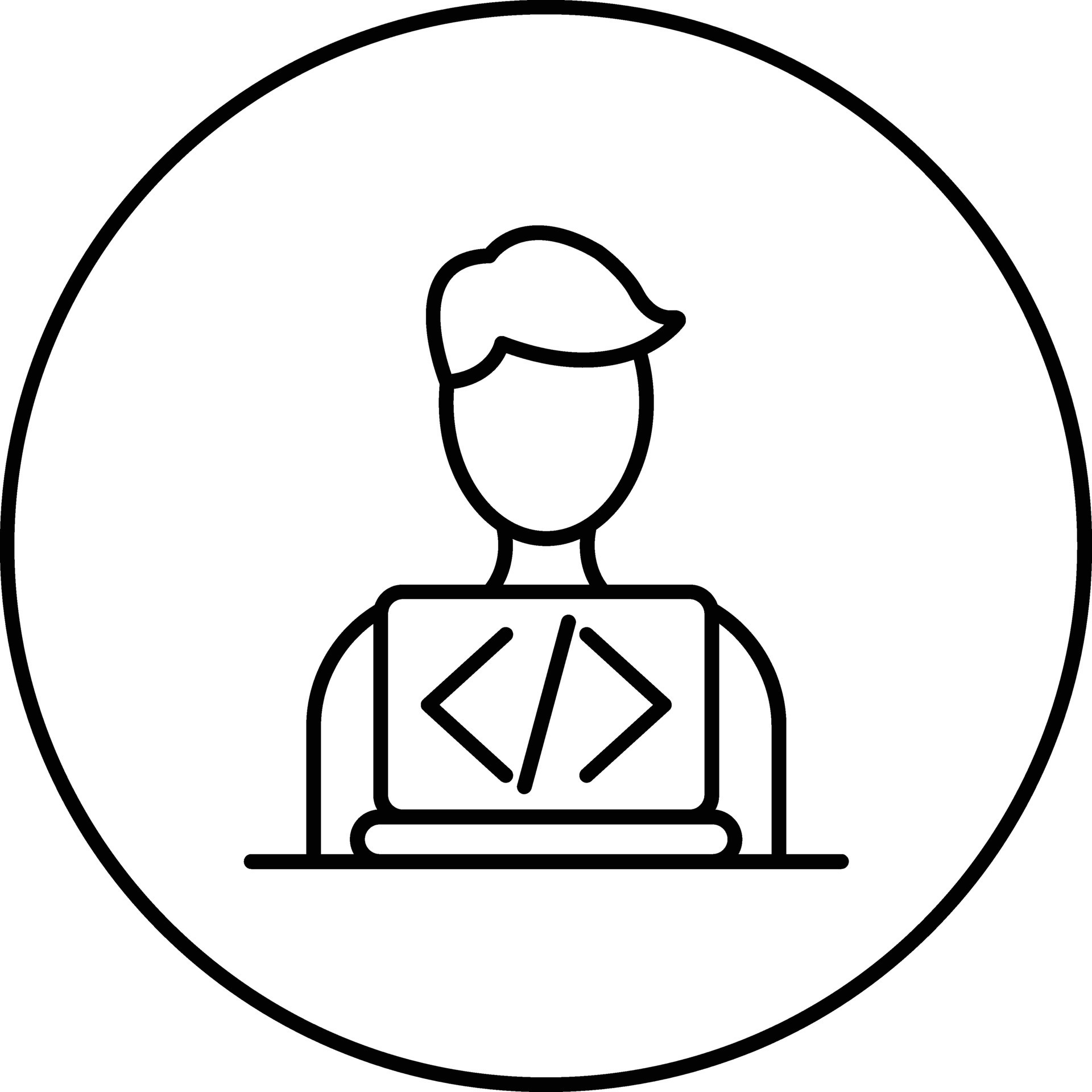 Software Developer Vector Icon 32212115 Vector Art At Vecteezy