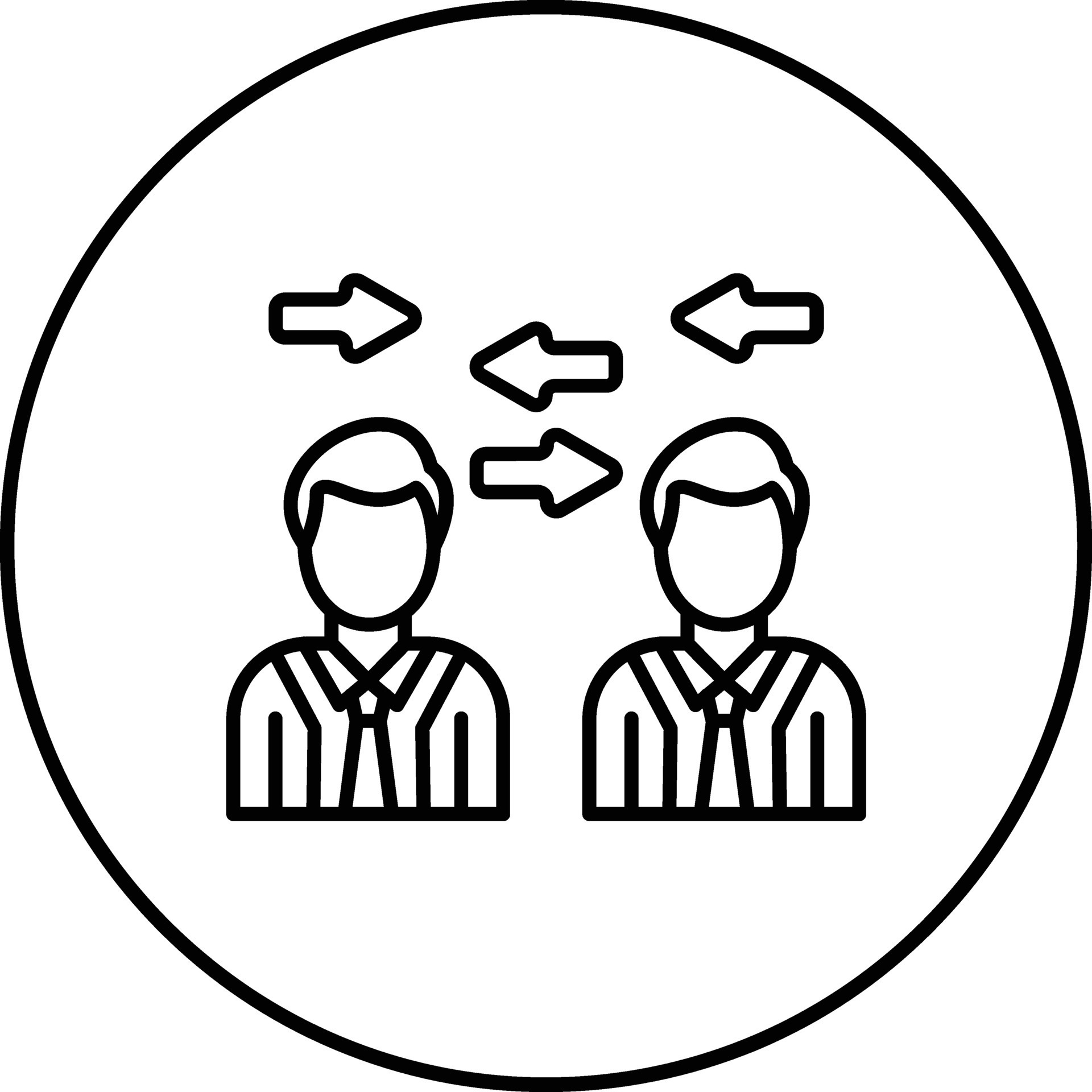 Two Way Communication Vector Icon 32212344 Vector Art at Vecteezy