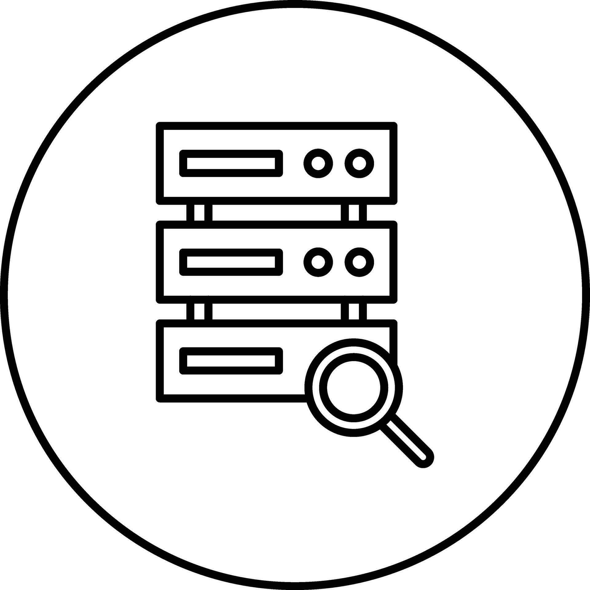 Search Database Vector Icon 32213043 Vector Art at Vecteezy
