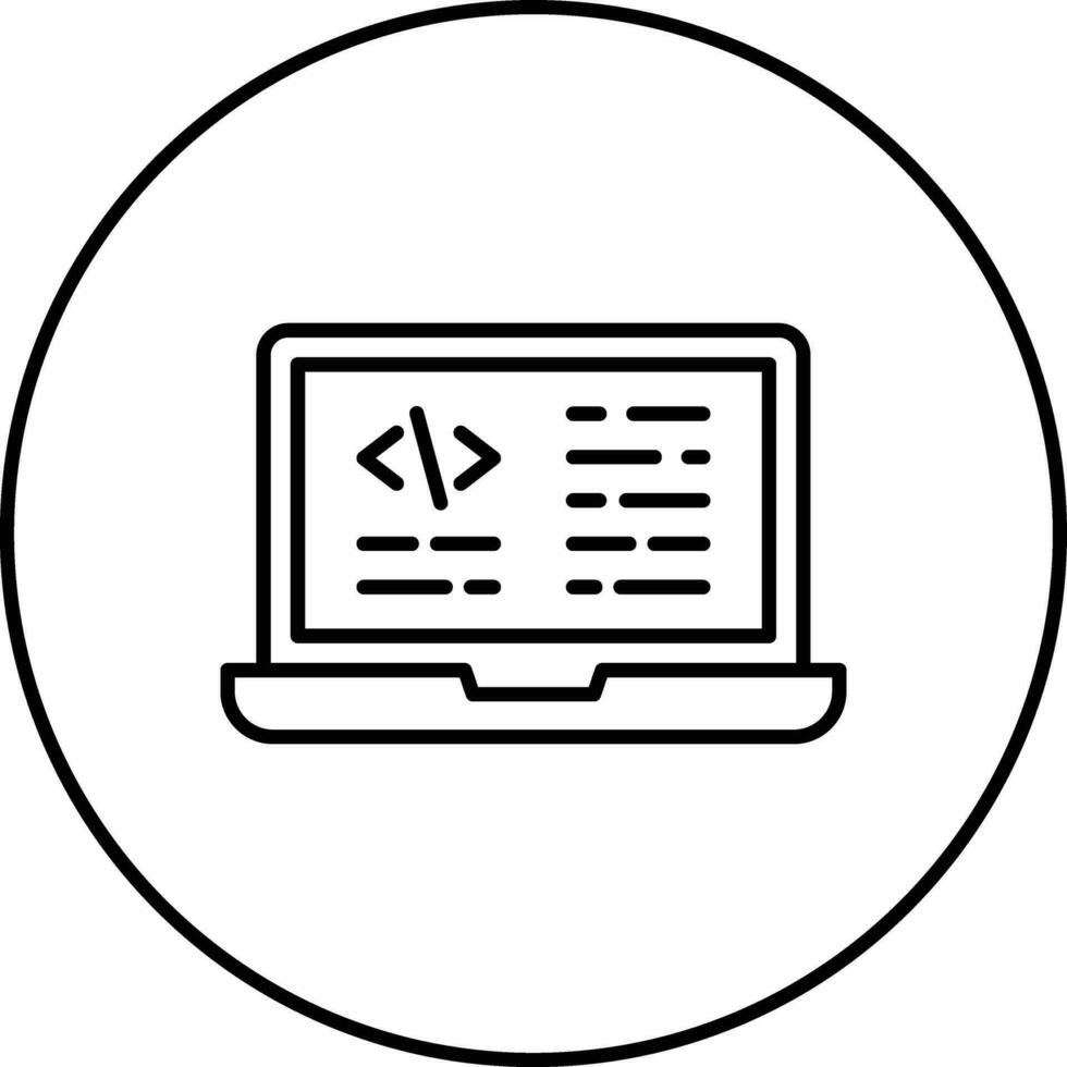 Laptop Coding Vector Icon 32213095 Vector Art at Vecteezy Laptop Coding Vector Icon 32213095 Vector Art at Vecteezy