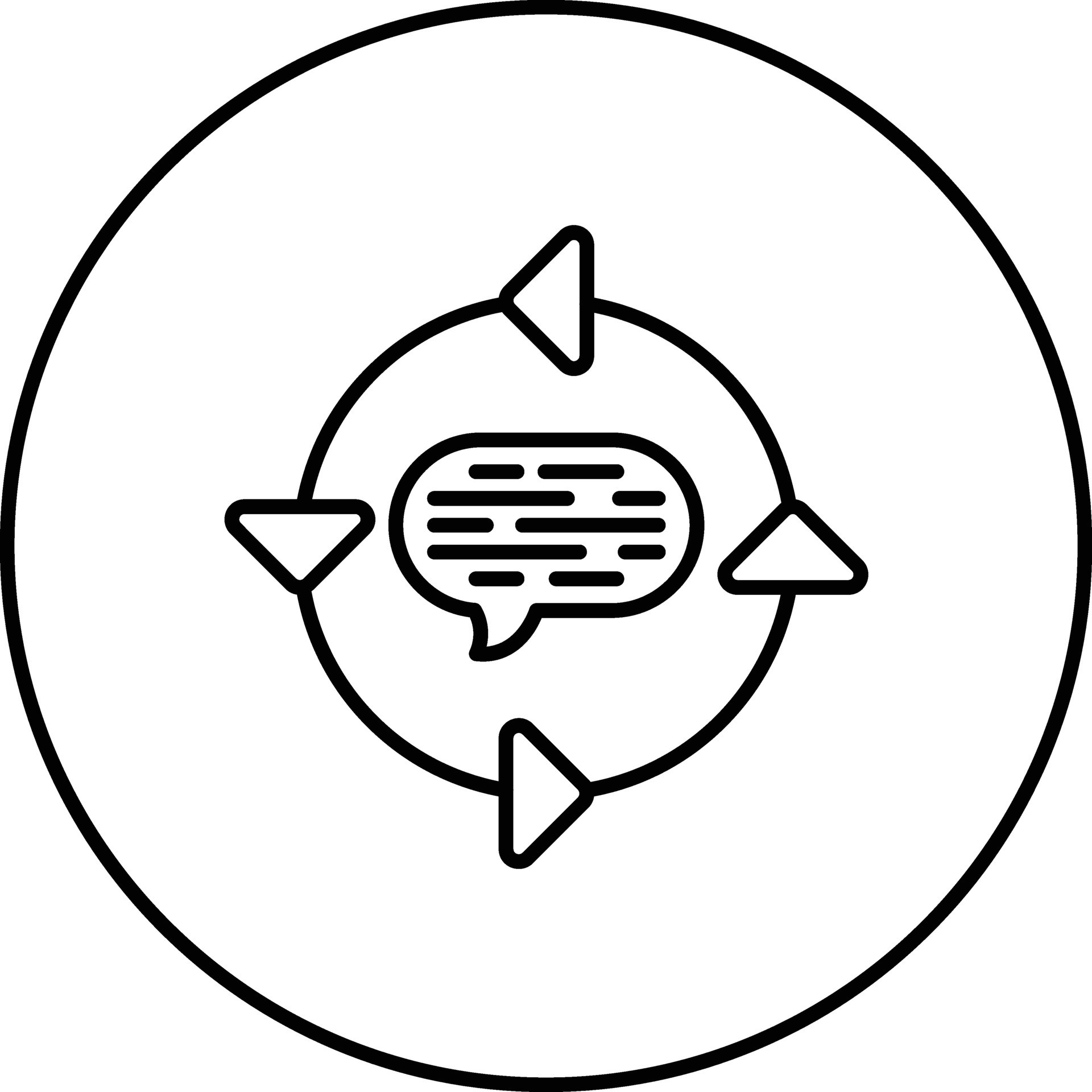 Feedback Loop Vector Icon 32213234 Vector Art at Vecteezy