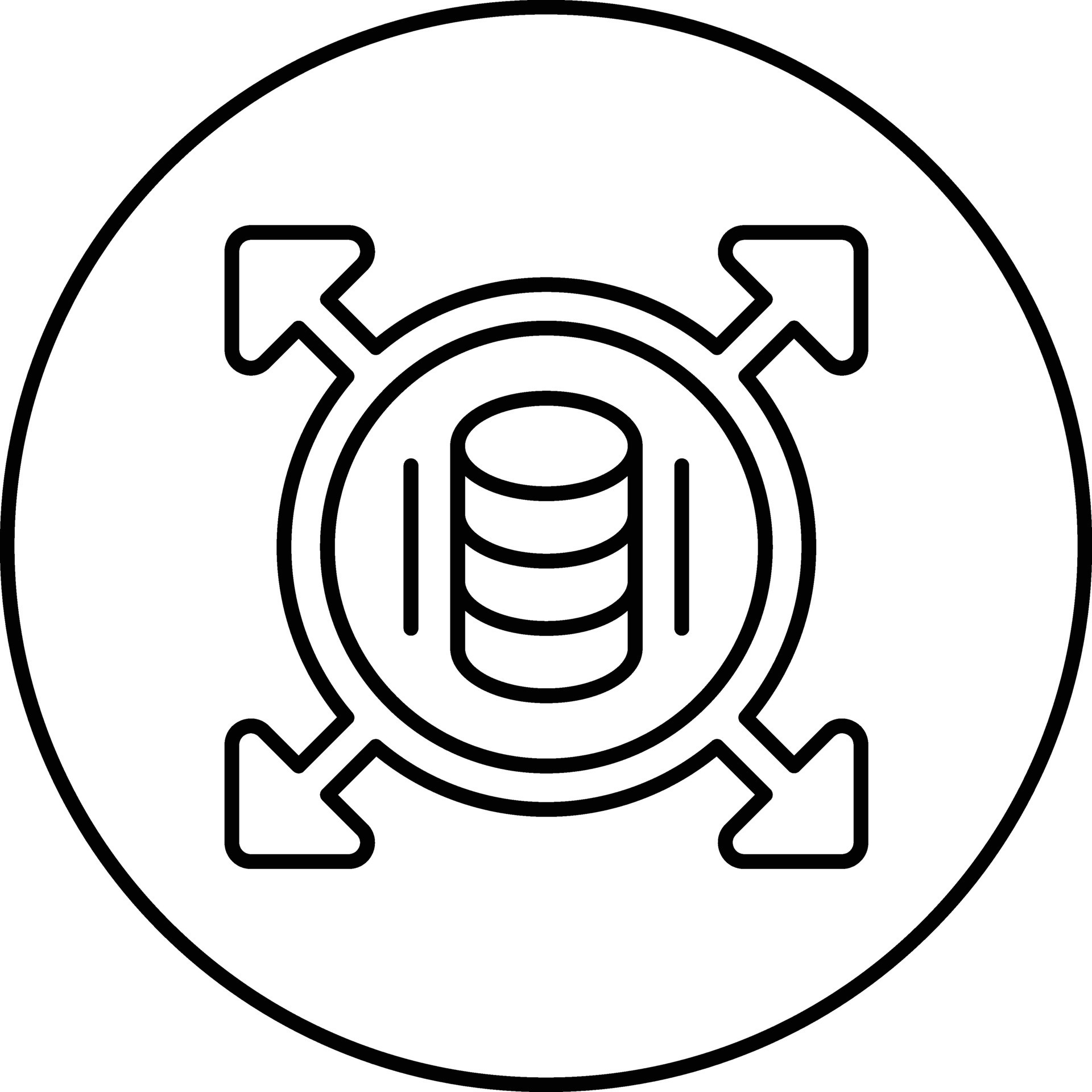 Data Driven Vector Icon 32214360 Vector Art At Vecteezy