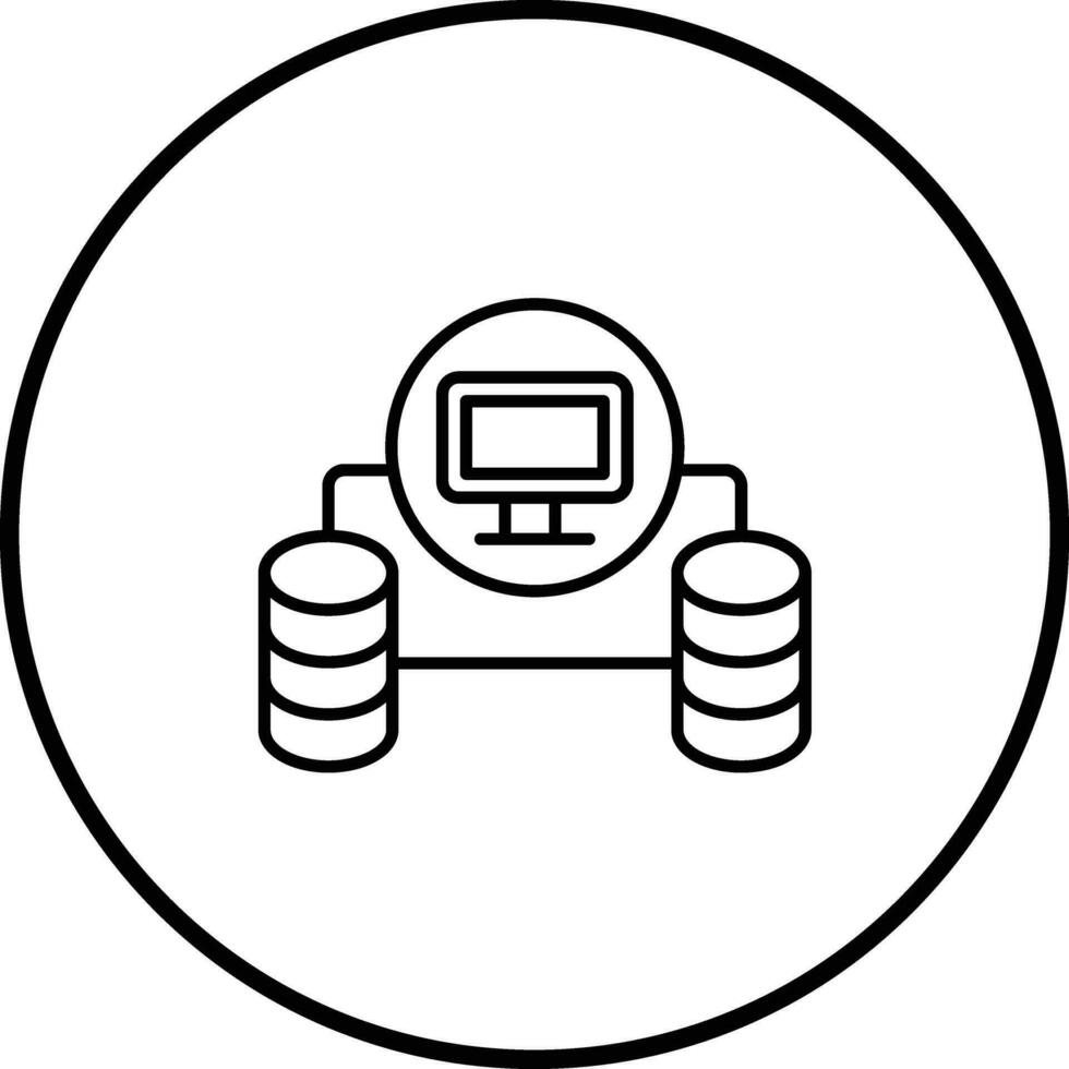 Database Network Vector Icon 32215242 Vector Art At Vecteezy 3124
