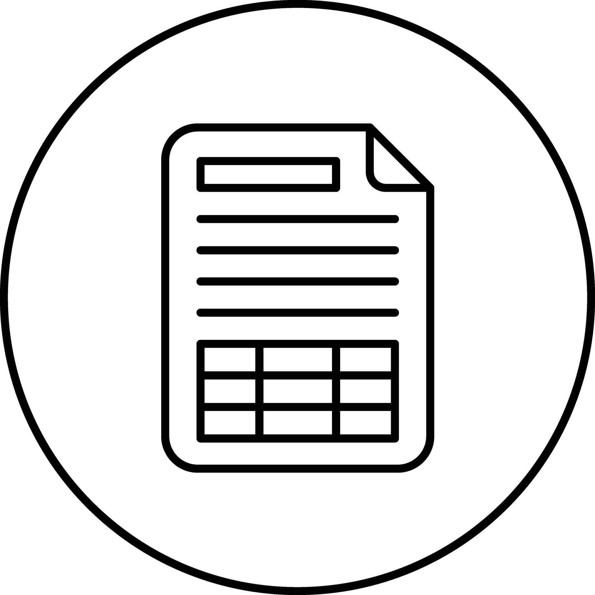 Spreadsheet Vector Icon 32218561 Vector Art at Vecteezy
