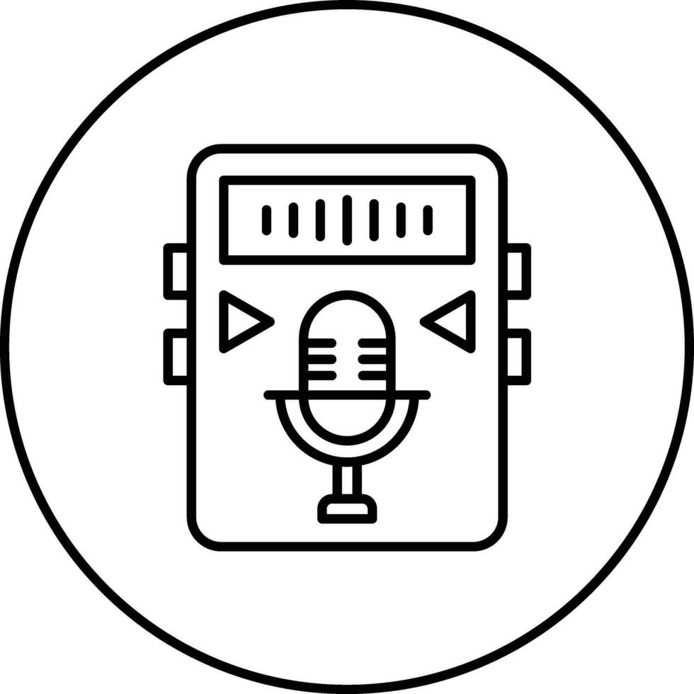 Voice Recorder Vector Icon 32218907 Vector Art at Vecteezy