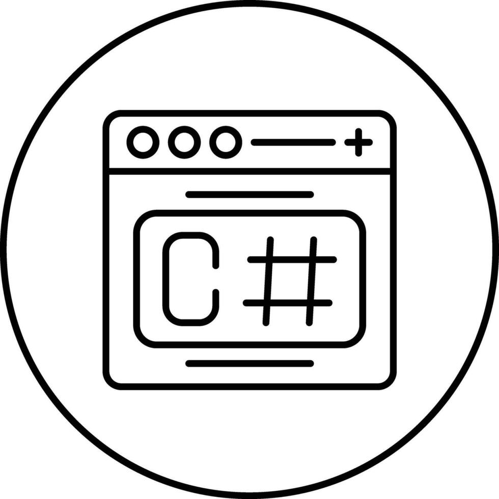 C Sharp Vector Icon 32222565 Vector Art at Vecteezy