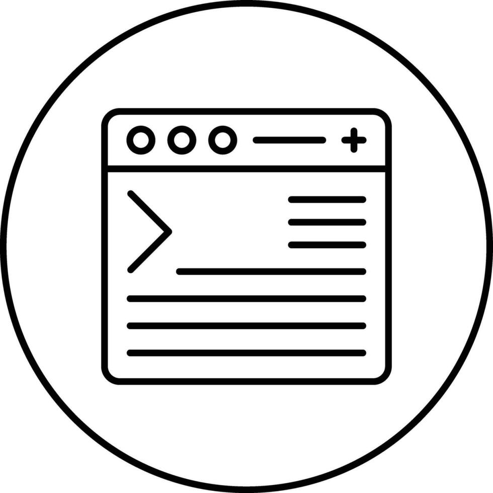 Code Terminal Vector Icon 32222588 Vector Art at Vecteezy