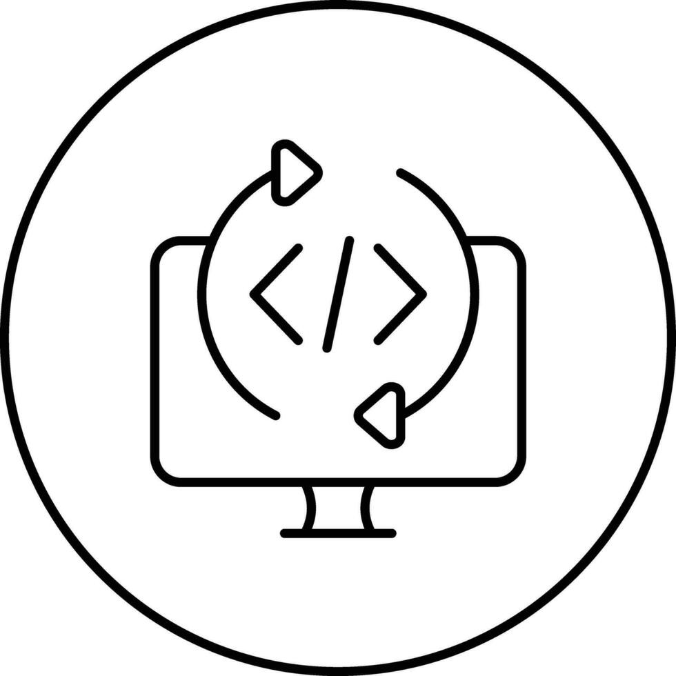 Programming Cycle Vector Icon 32222632 Vector Art at Vecteezy
